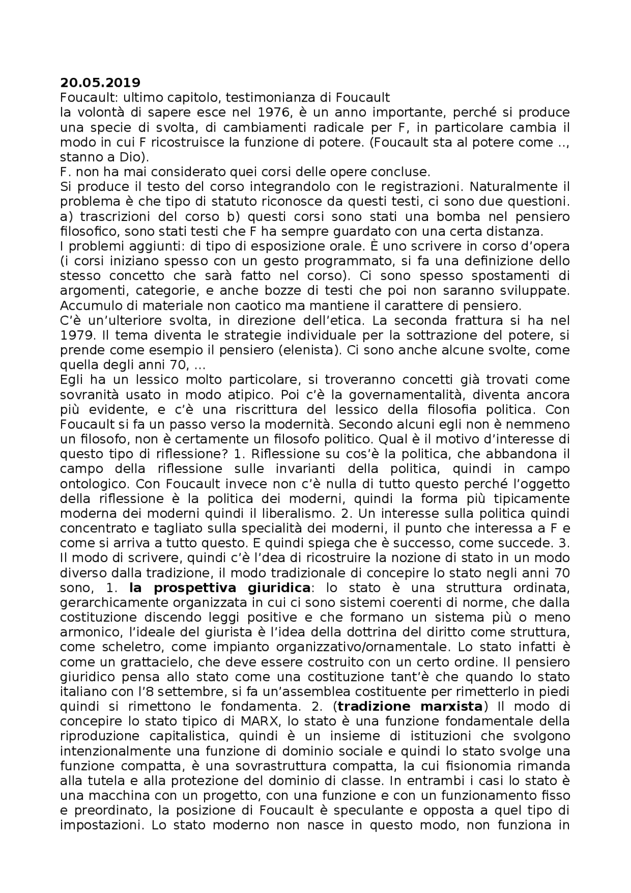 Foucault La Volontà Di Sapere Docsity