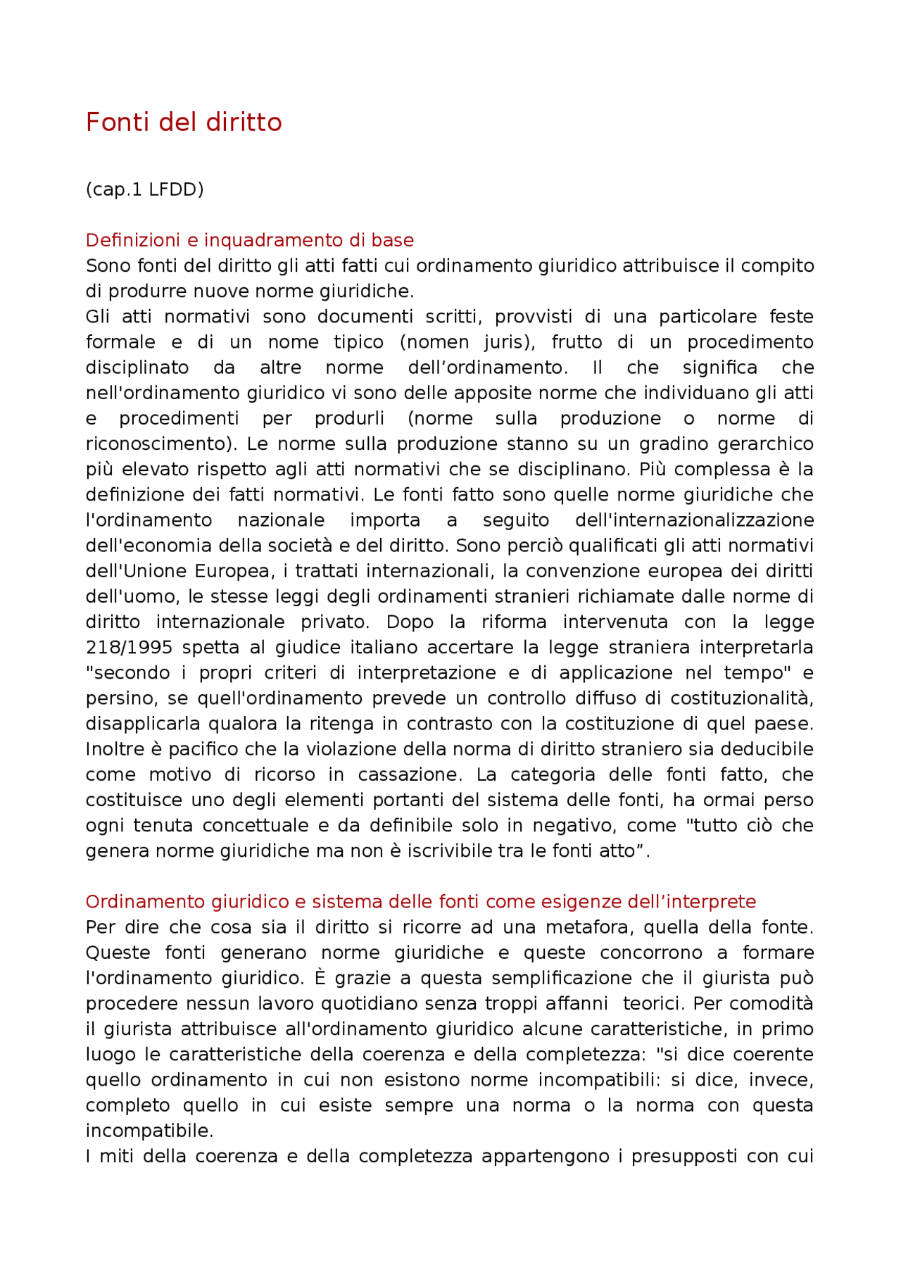 Riassunto Lineamenti Di Diritto Pubblico Docsity