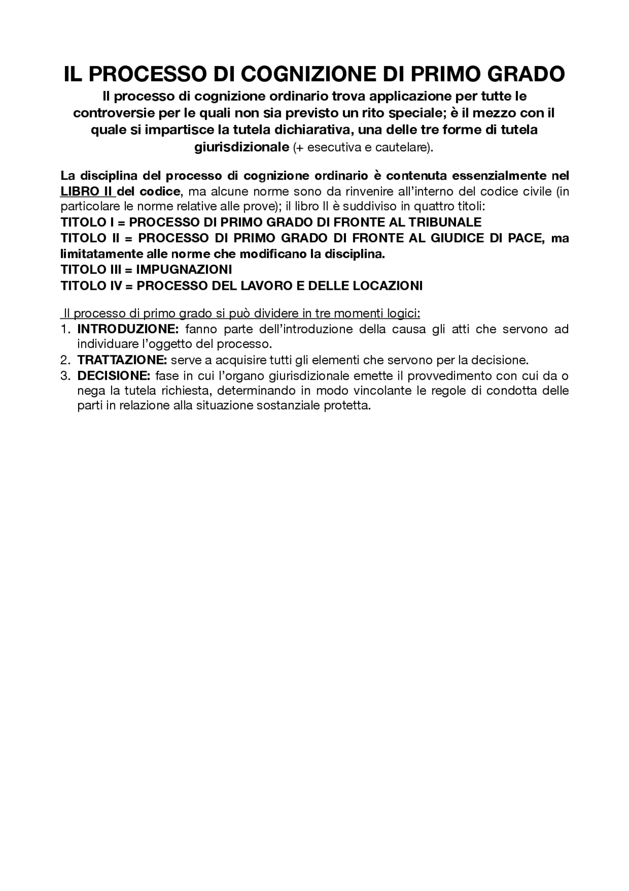 Diritto Processuale Civile Luiso Ii Docsity