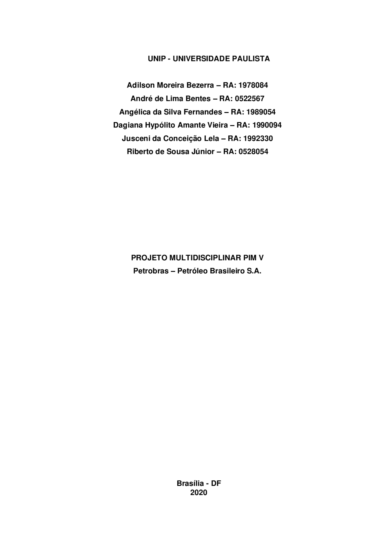 Pim V Gestão Pública Unip Nota 10 Docsity