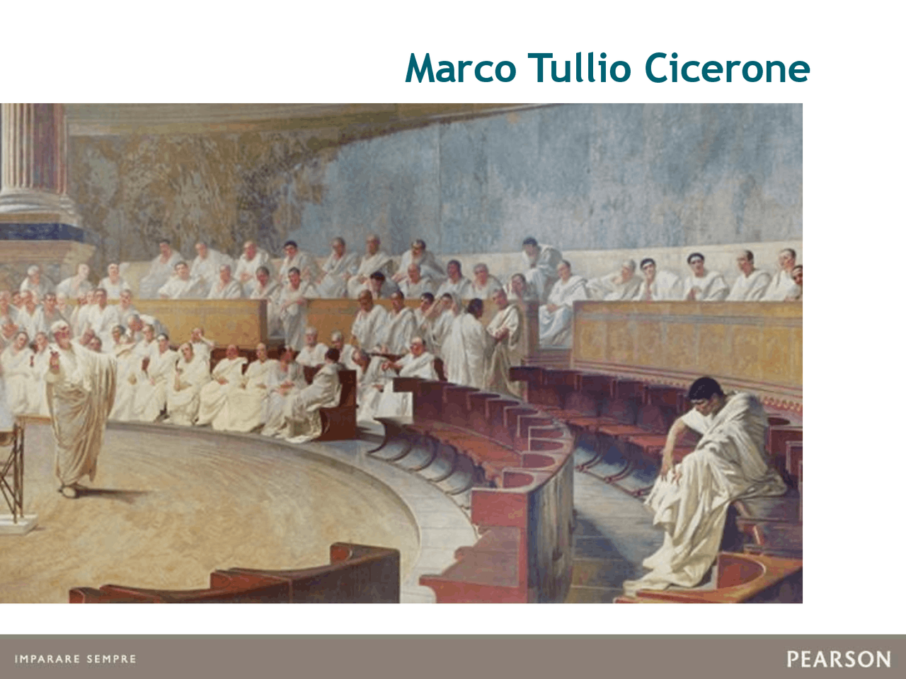 Riassunto in slide su Cicerone, Power Point - Docsity