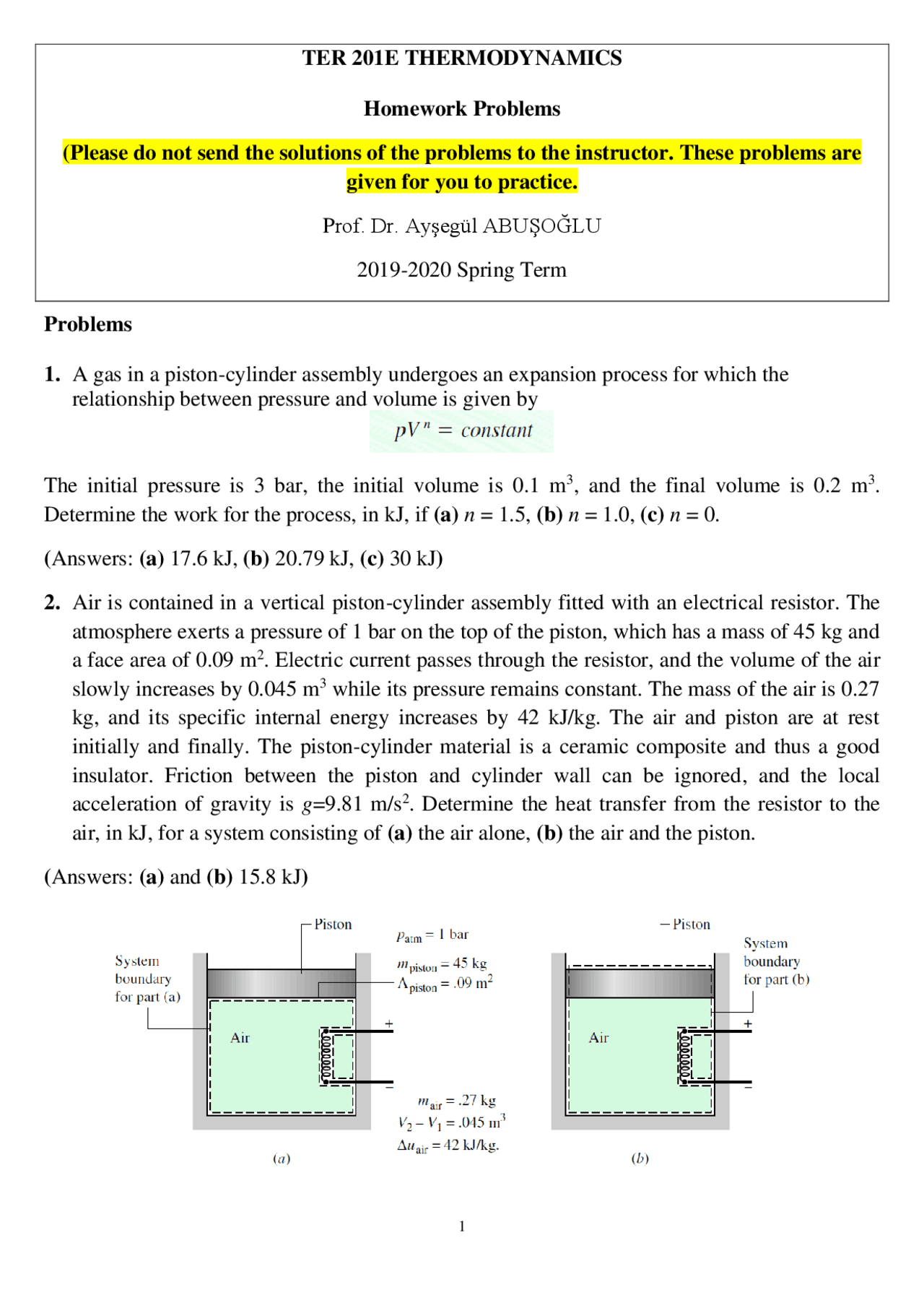 Thermodynamics Fluids Docsity
