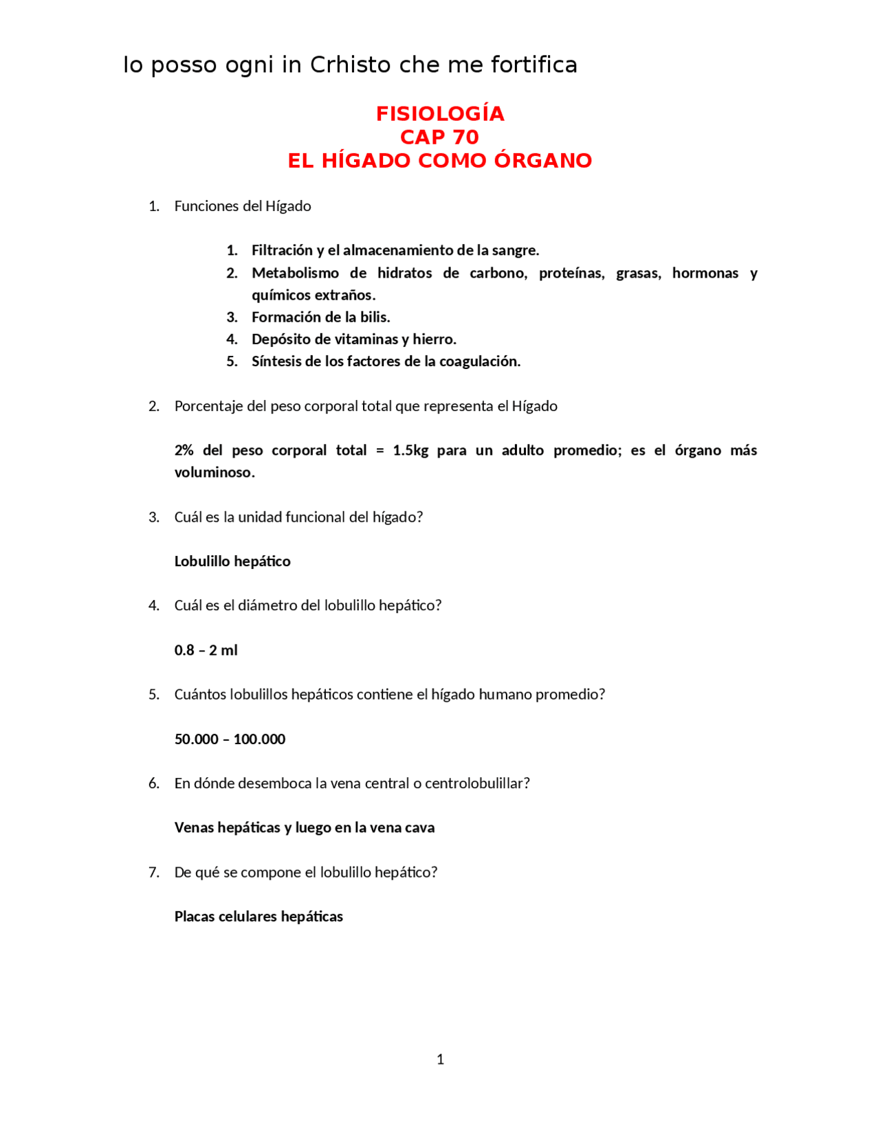 Capítulo 70 Guyton. - Docsity