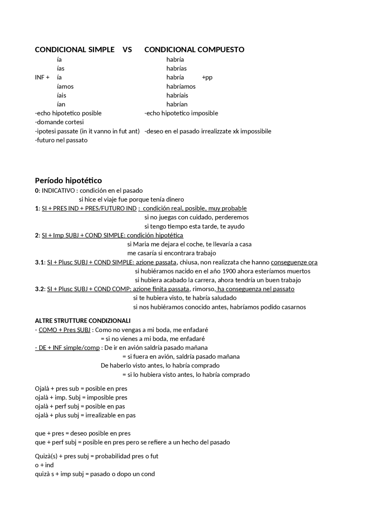 Lettorato Spagnolo 2 Docsity