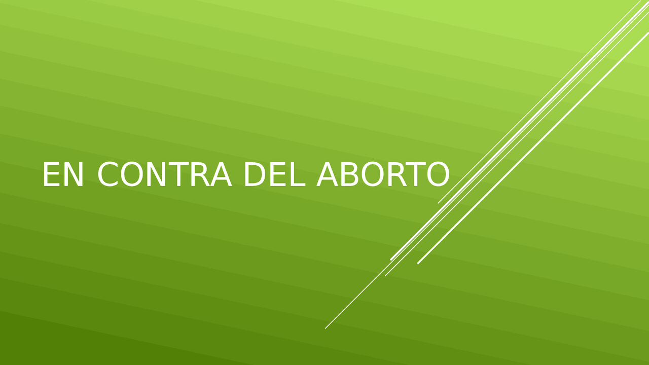 Ideas sobre el tema del aborto legal - Docsity