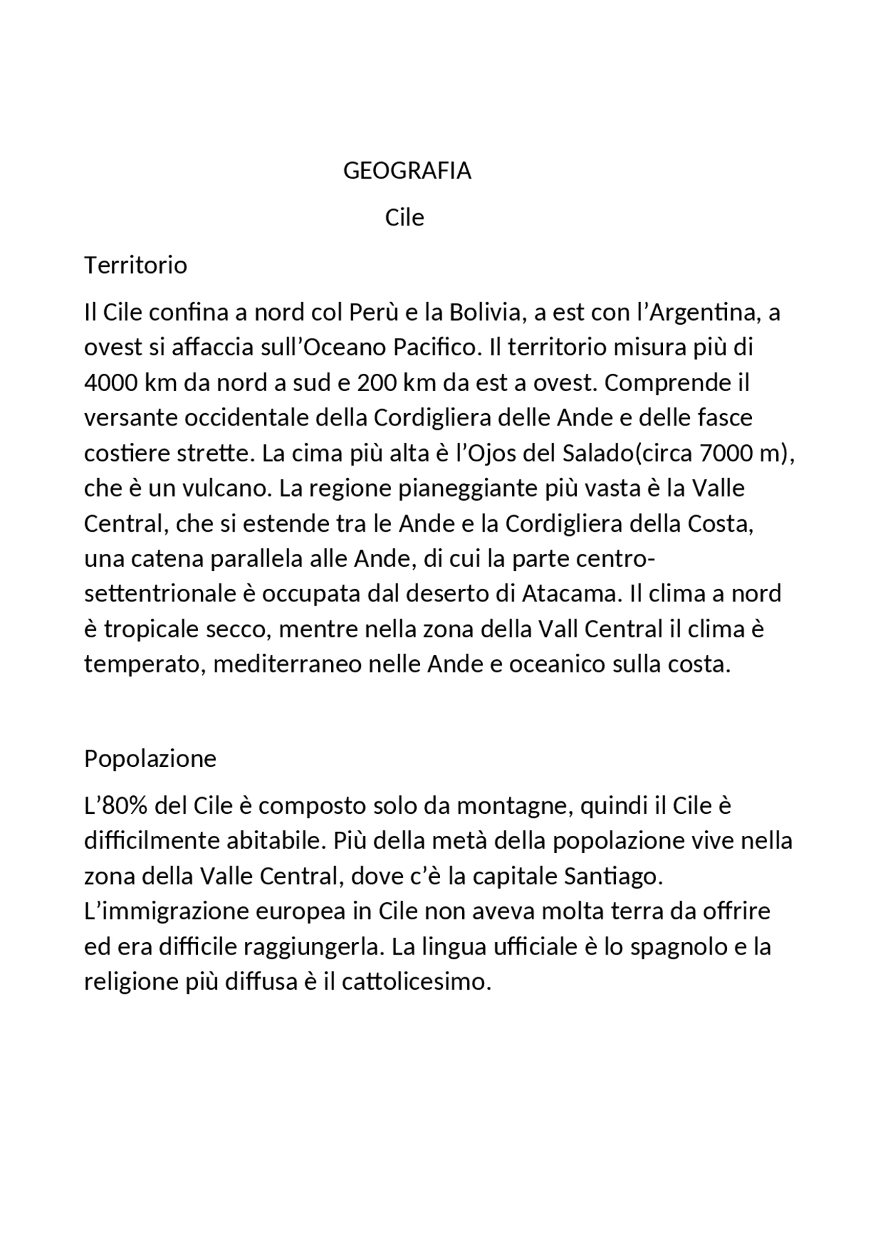 Esercizi Matematica Docsity