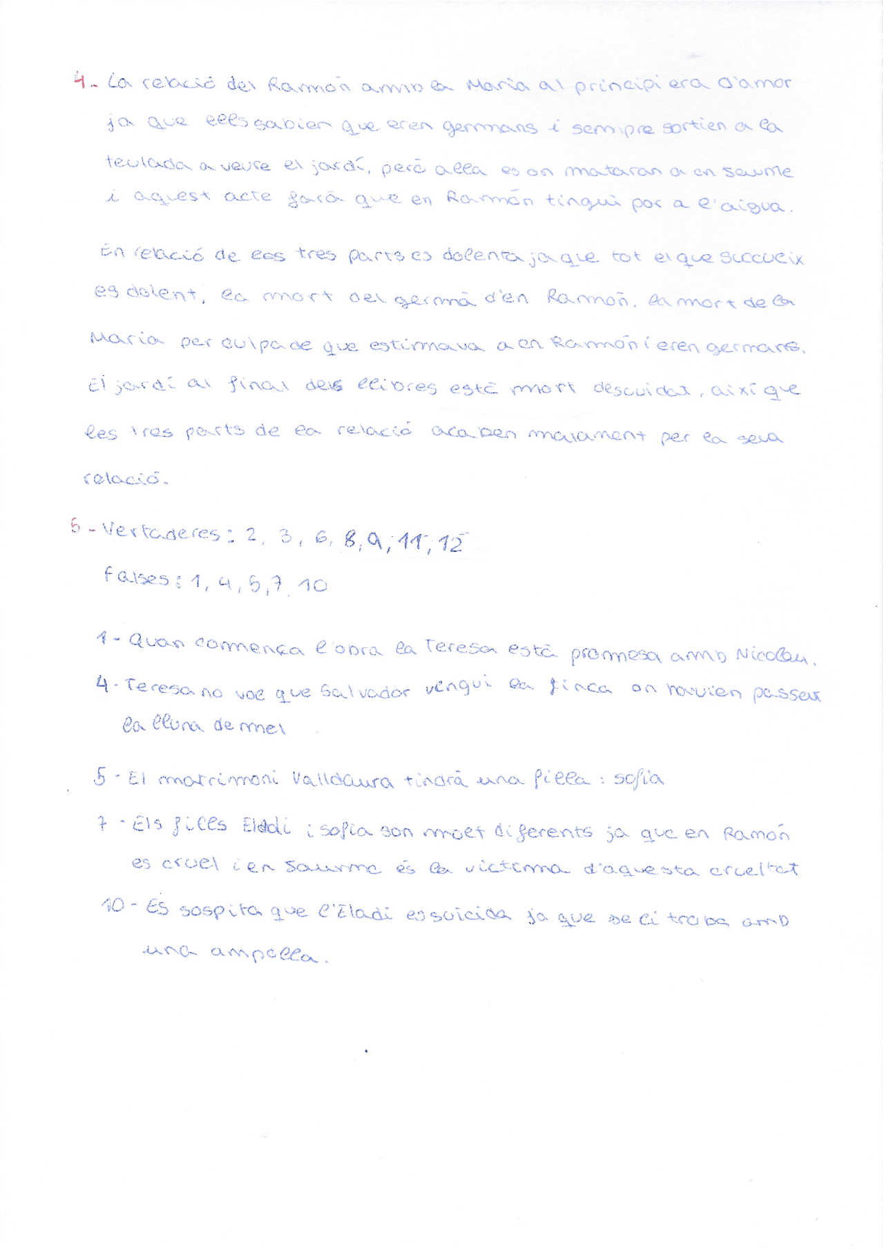 Mirall Trencat Ejercicios Finales Ejercicios De Catalán Docsity
