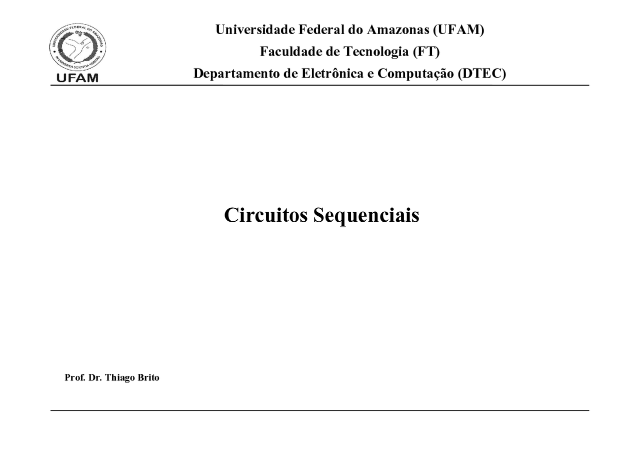 Circuitos Sequenciais Docsity