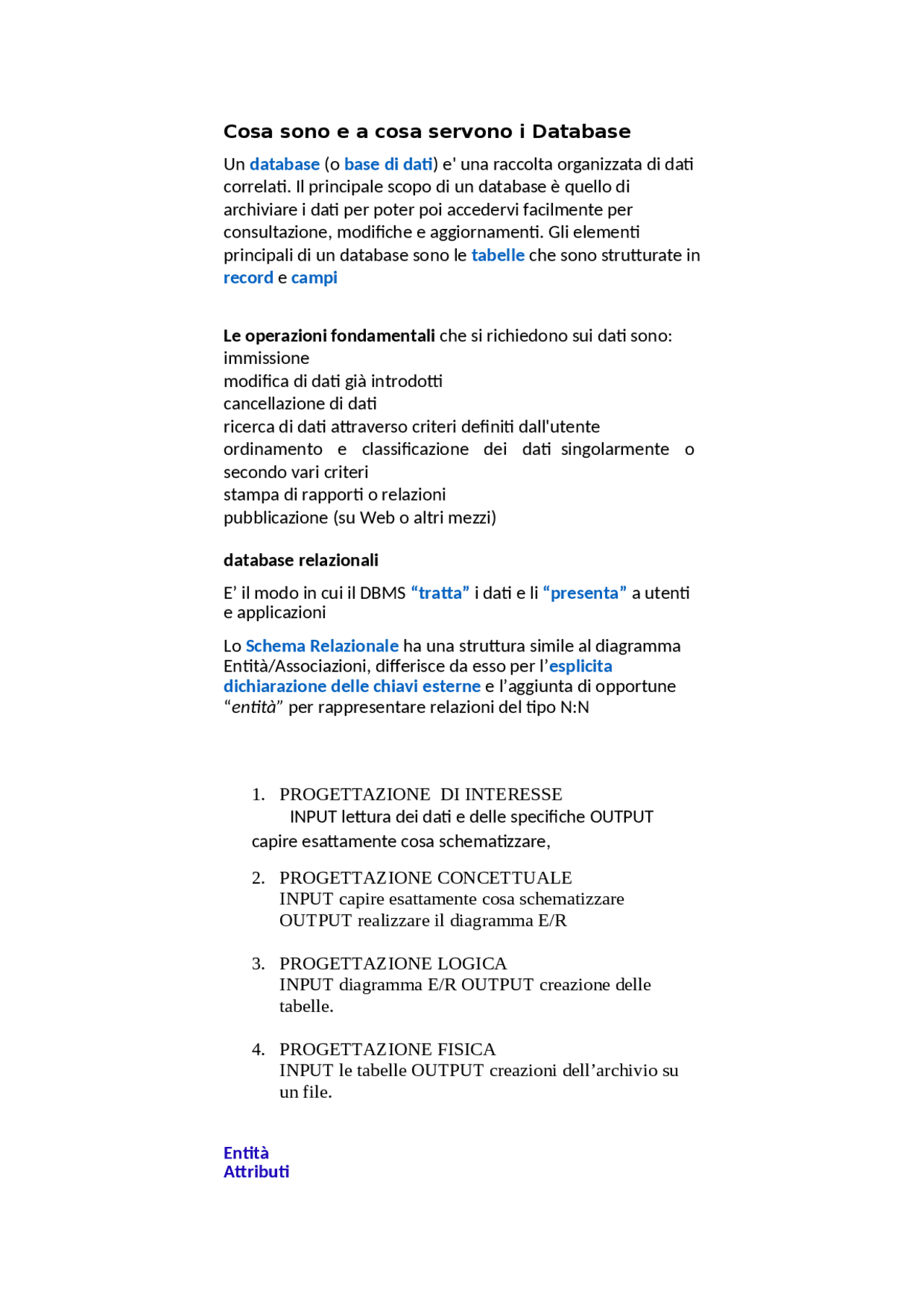 Informatica Per Superiori Docsity