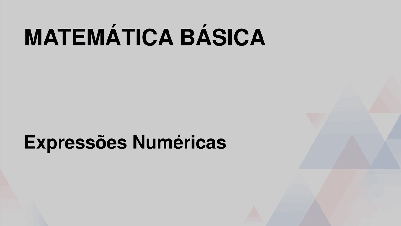 Expressões Numéricaspdf Docsity
