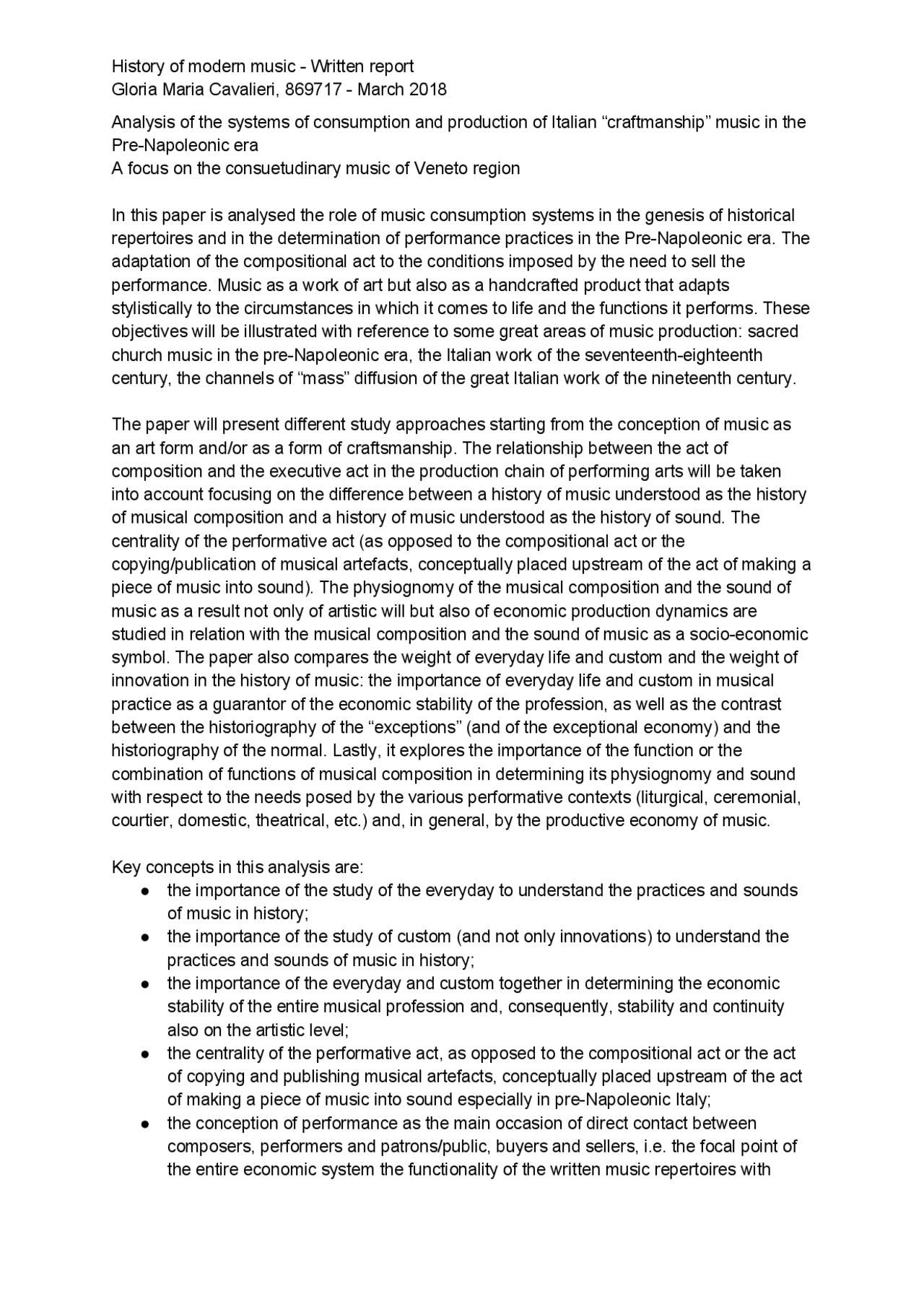 History of modern music - Docsity