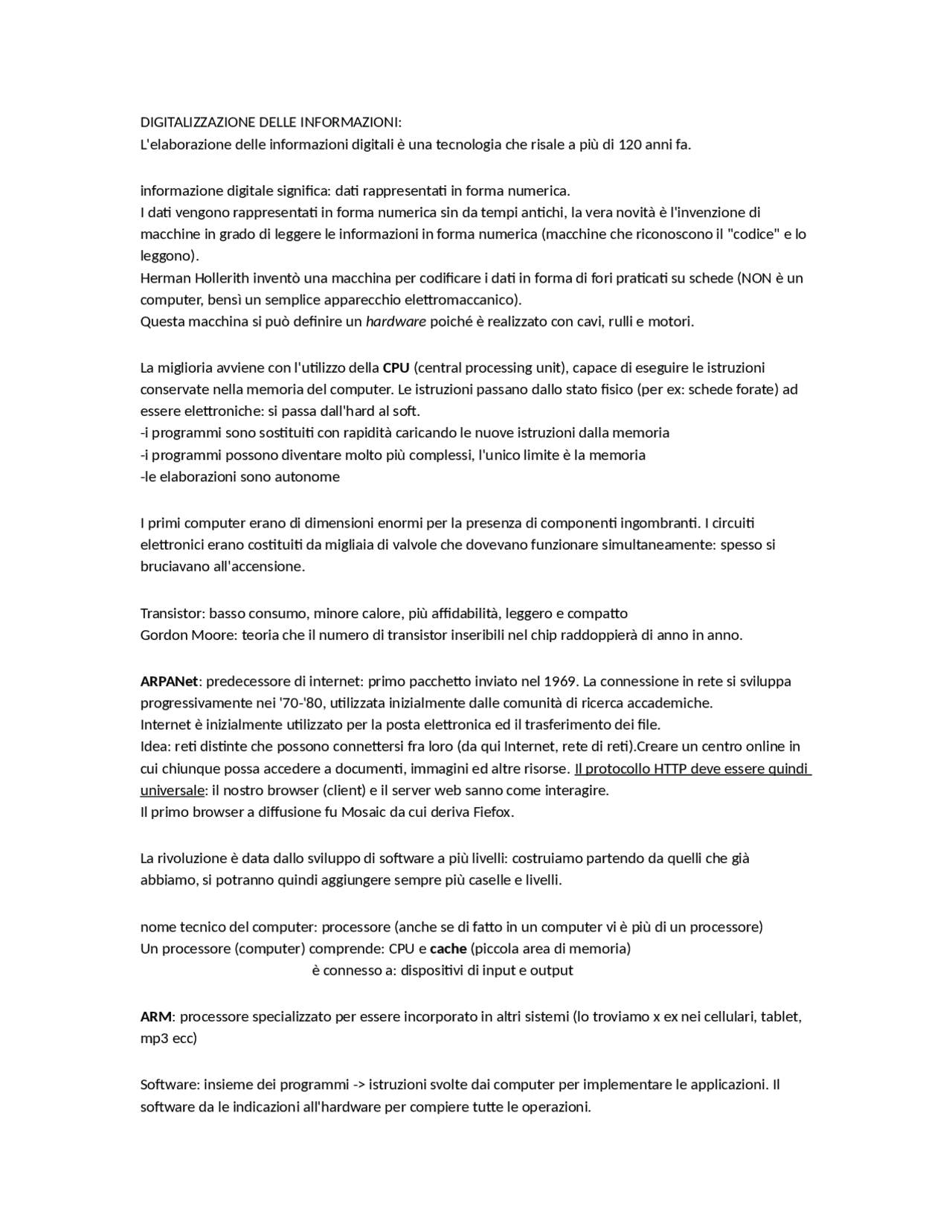 Fluency Conoscere E Usare Linformatica Docsity
