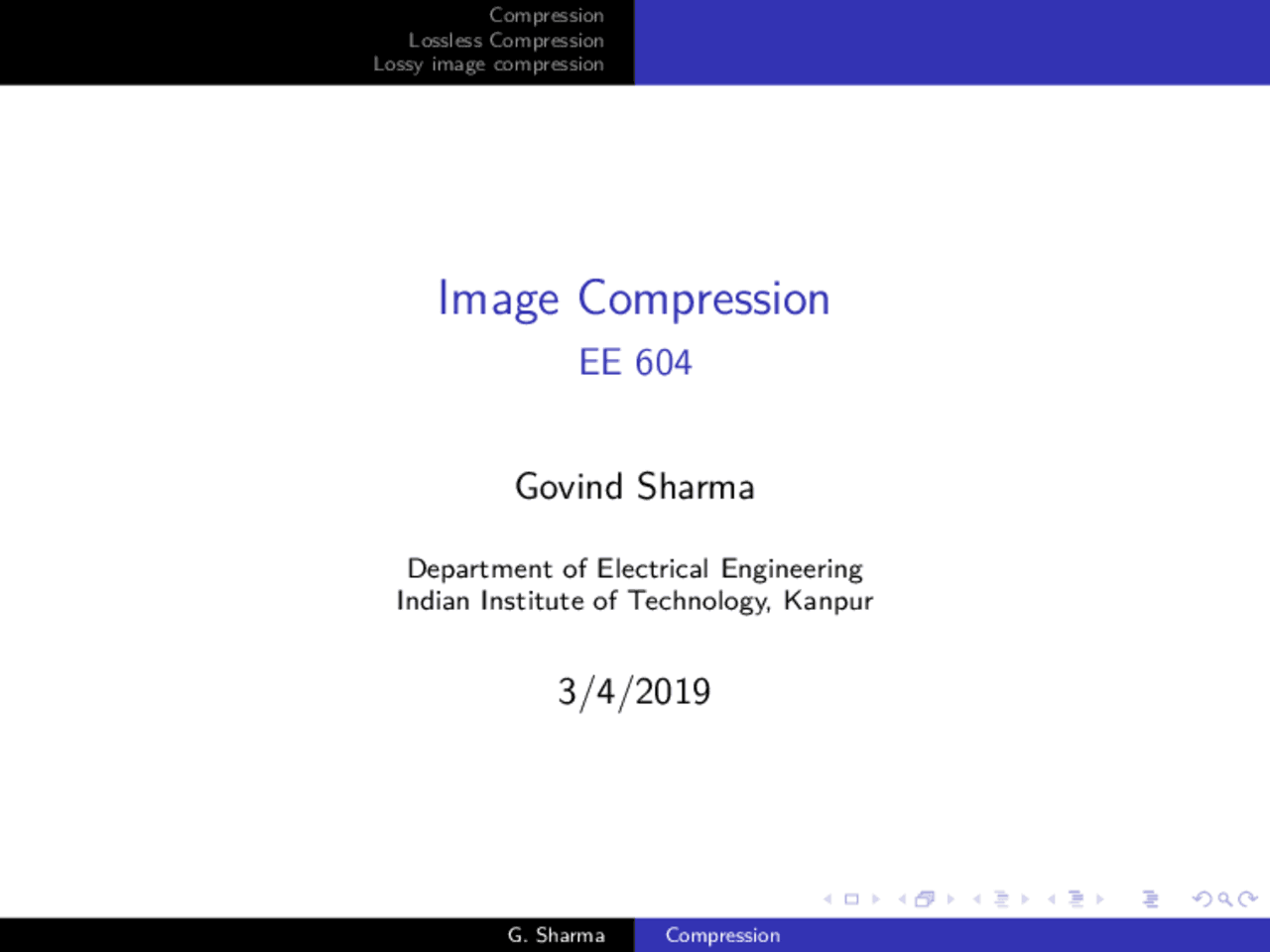 Compression Techniques: Lossless and Lossy Image Compression | Assignments Data Compression ...