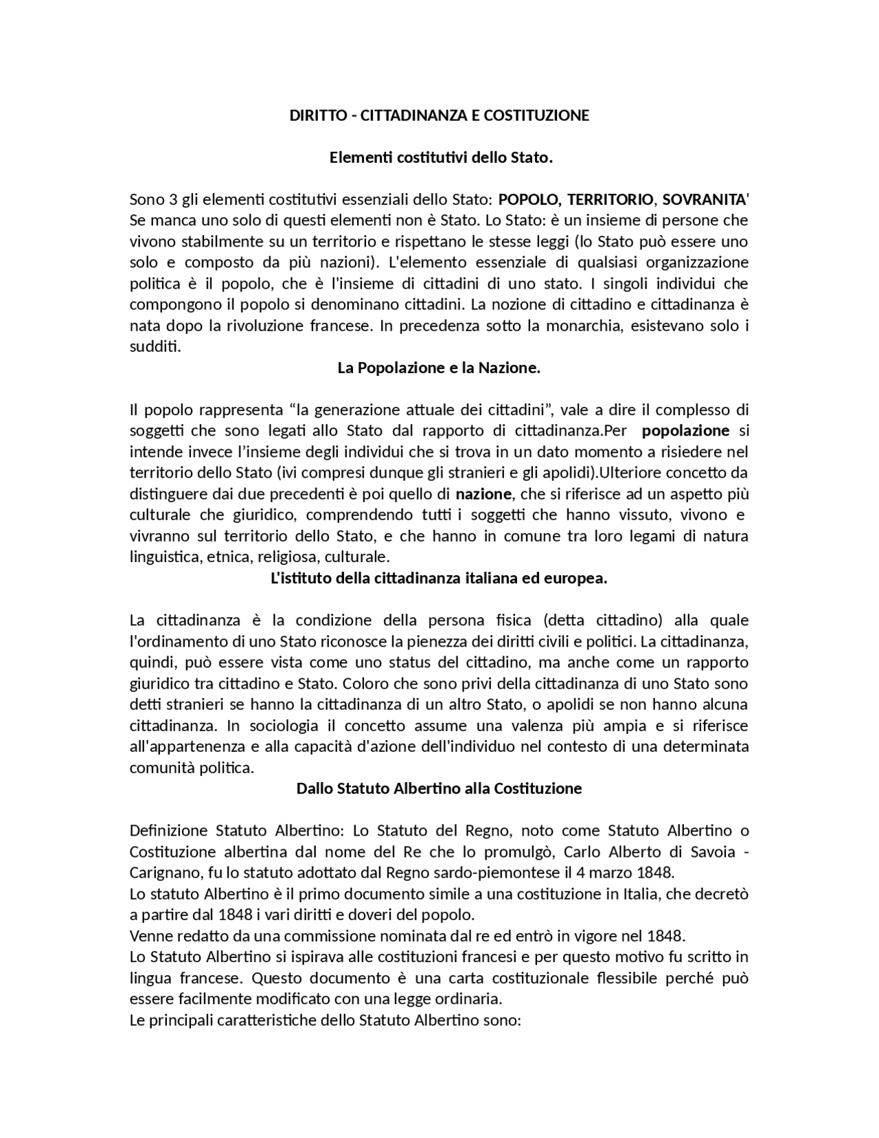Diritto 5 Liceo Scienze Umane Docsity