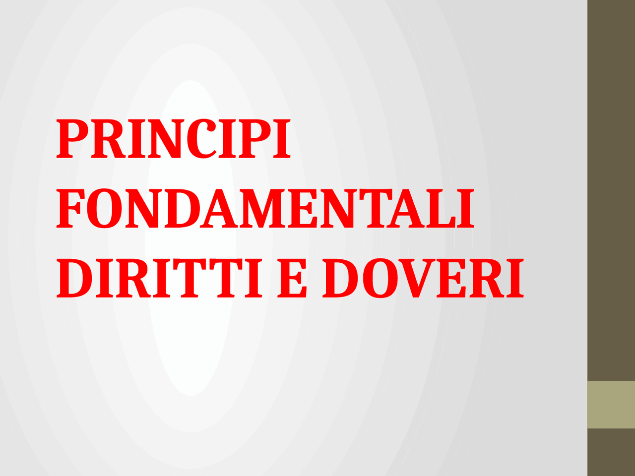 Principi Fondamentali Docsity