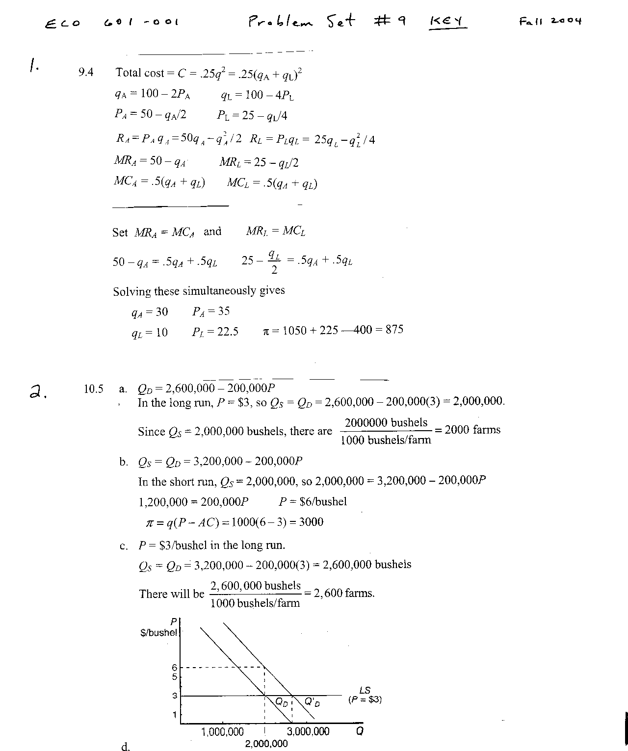Problem Set With Development Eco 601 Docsity