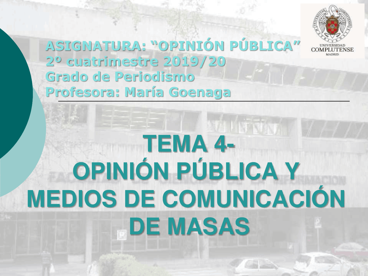 Tema 4 Opinión Pública Docsity