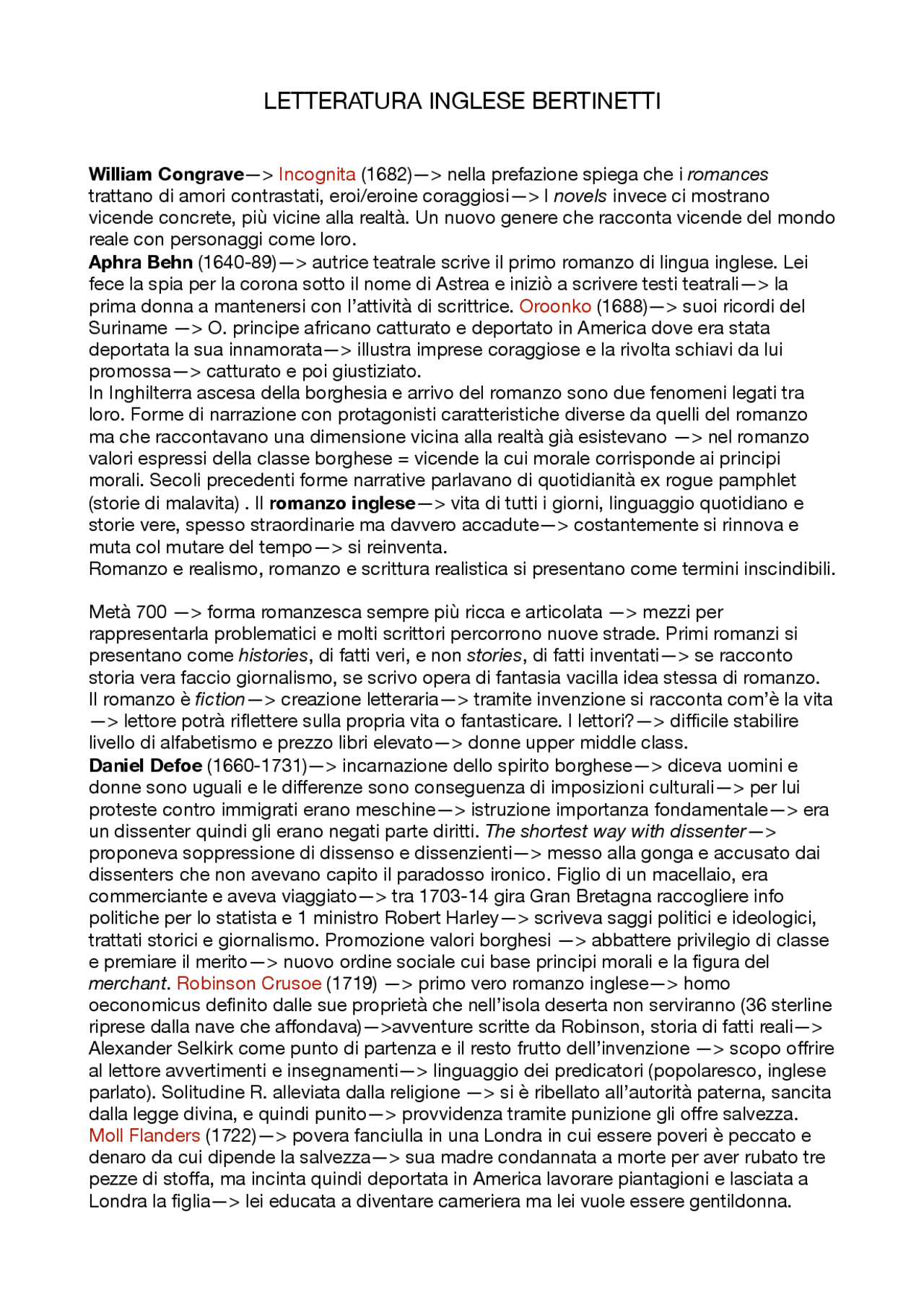 Manuale Bertinetti Schema Docsity