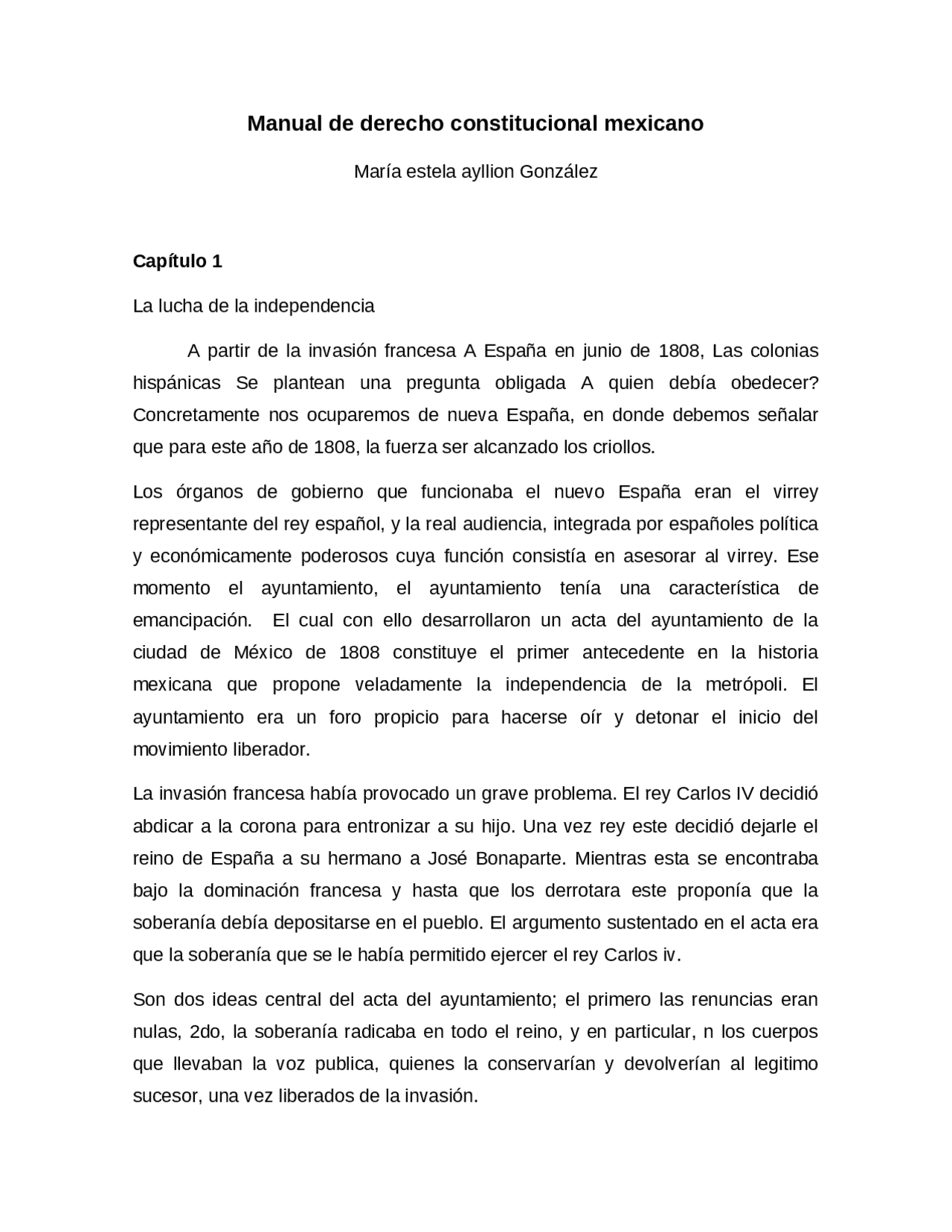 Manual Del Derecho Constitucional Resúmenes De Derecho Civil Docsity