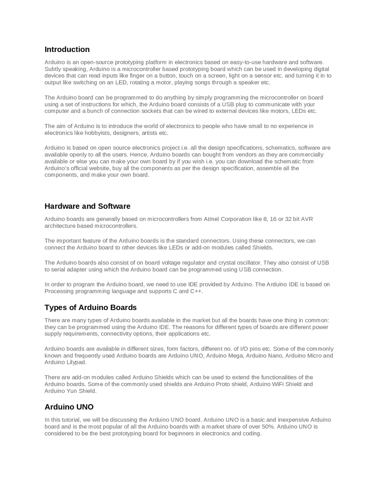Arduino UNO: An Introduction to the Popular Open-Source Microcontroller Platform | Assignments ...