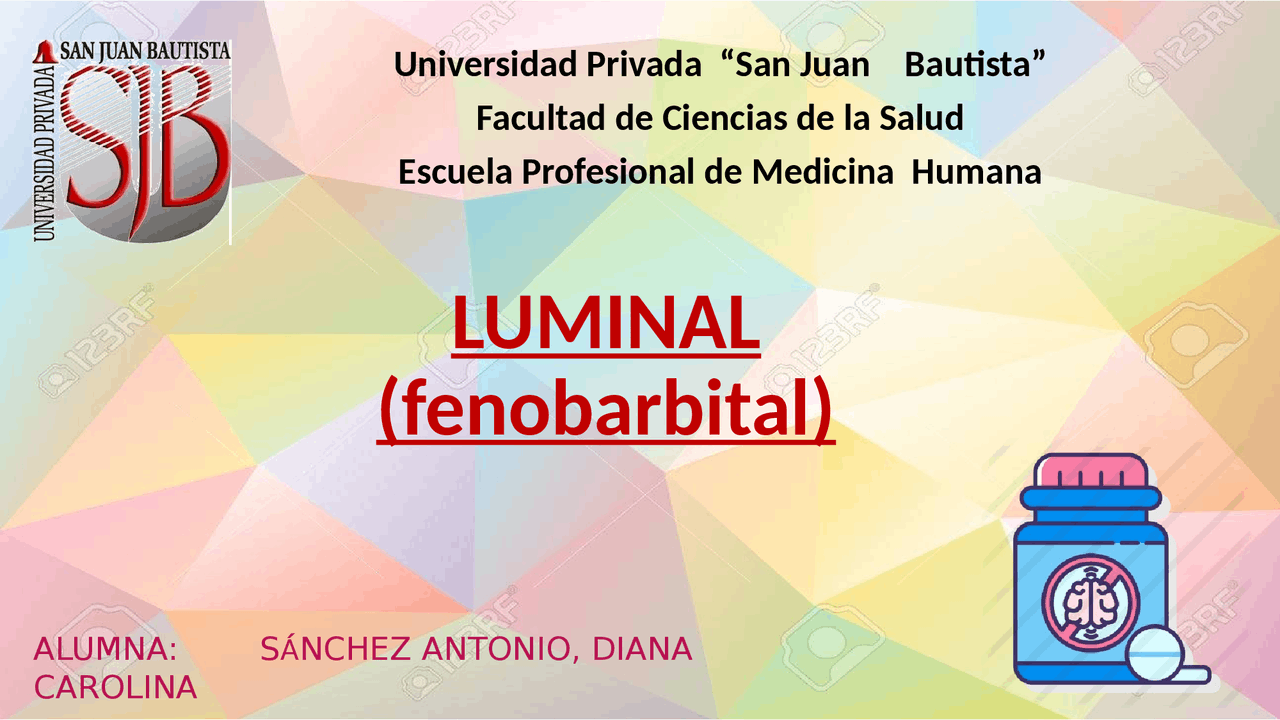 Farmacologia del Luminal (fenobarbital) - Docsity