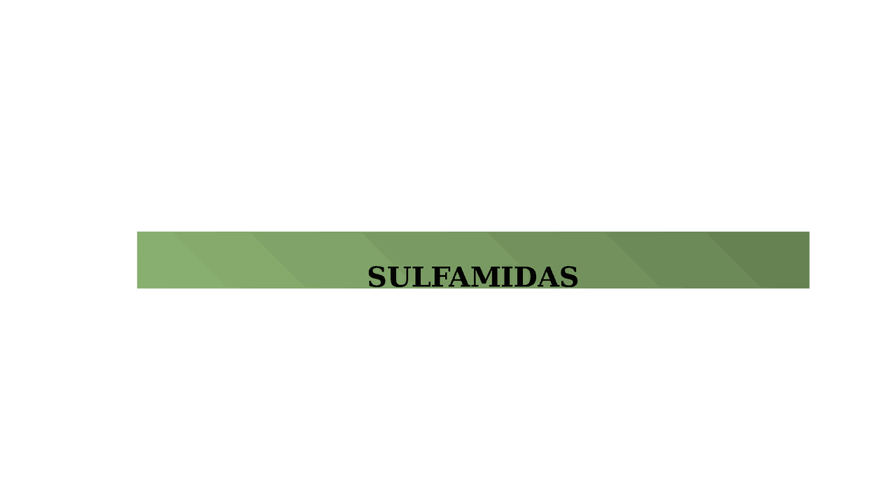 Sulfamidas: microorganismos susceptibles a cada fármaco, dosis ...