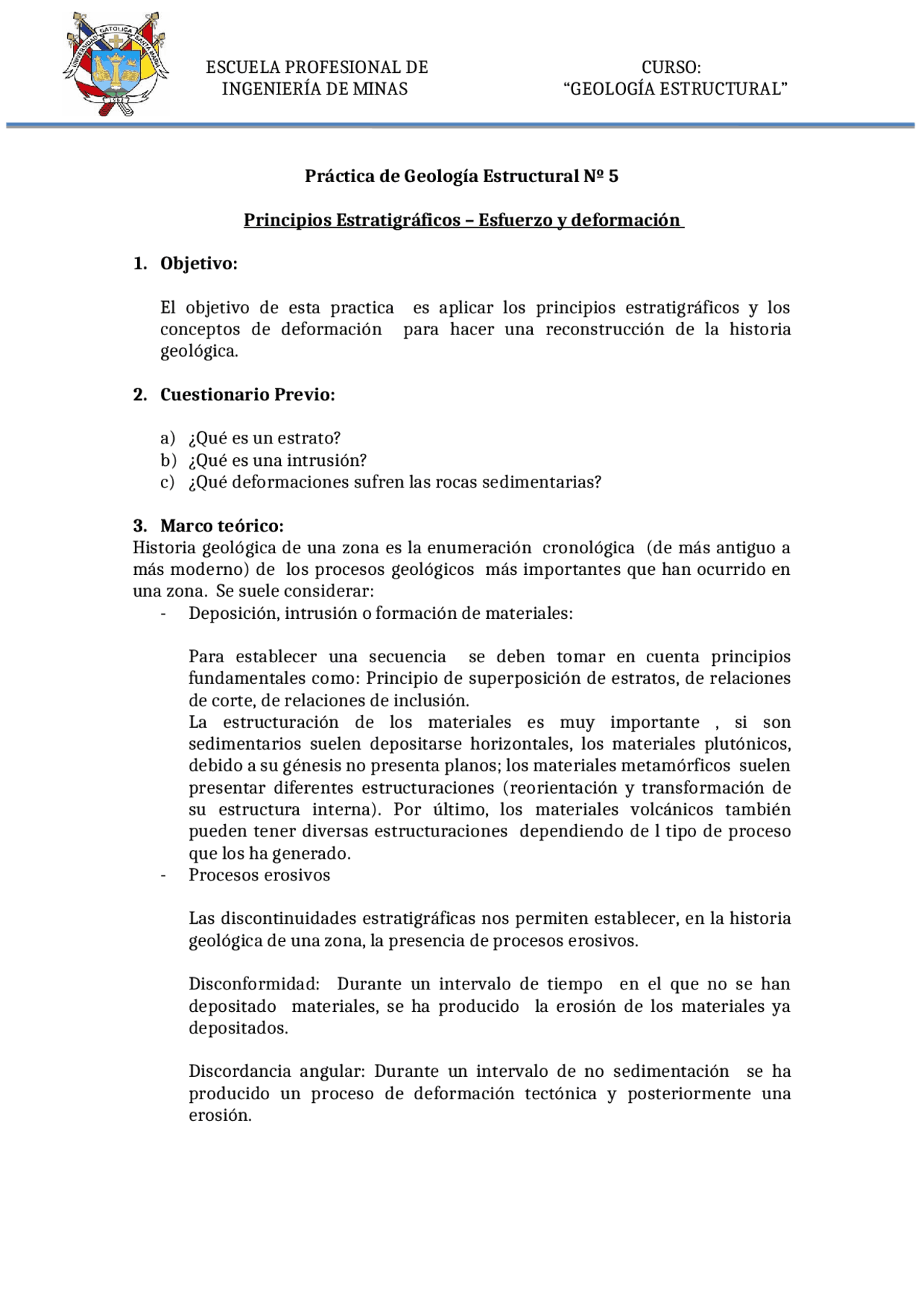 Geología Estructural Docsity