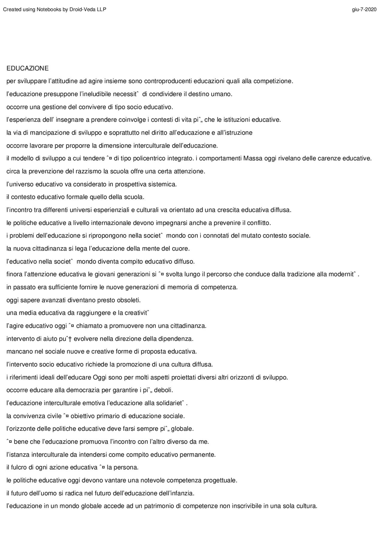 Domande Pedagogia Generale 2 Docsity