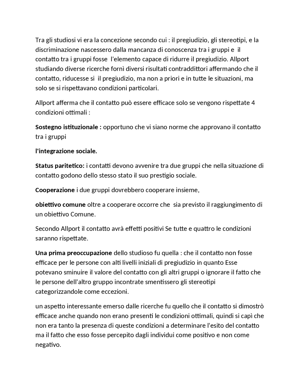 Secondo Capitolo Di Ridurre Il Pregiudizio In Classe Docsity