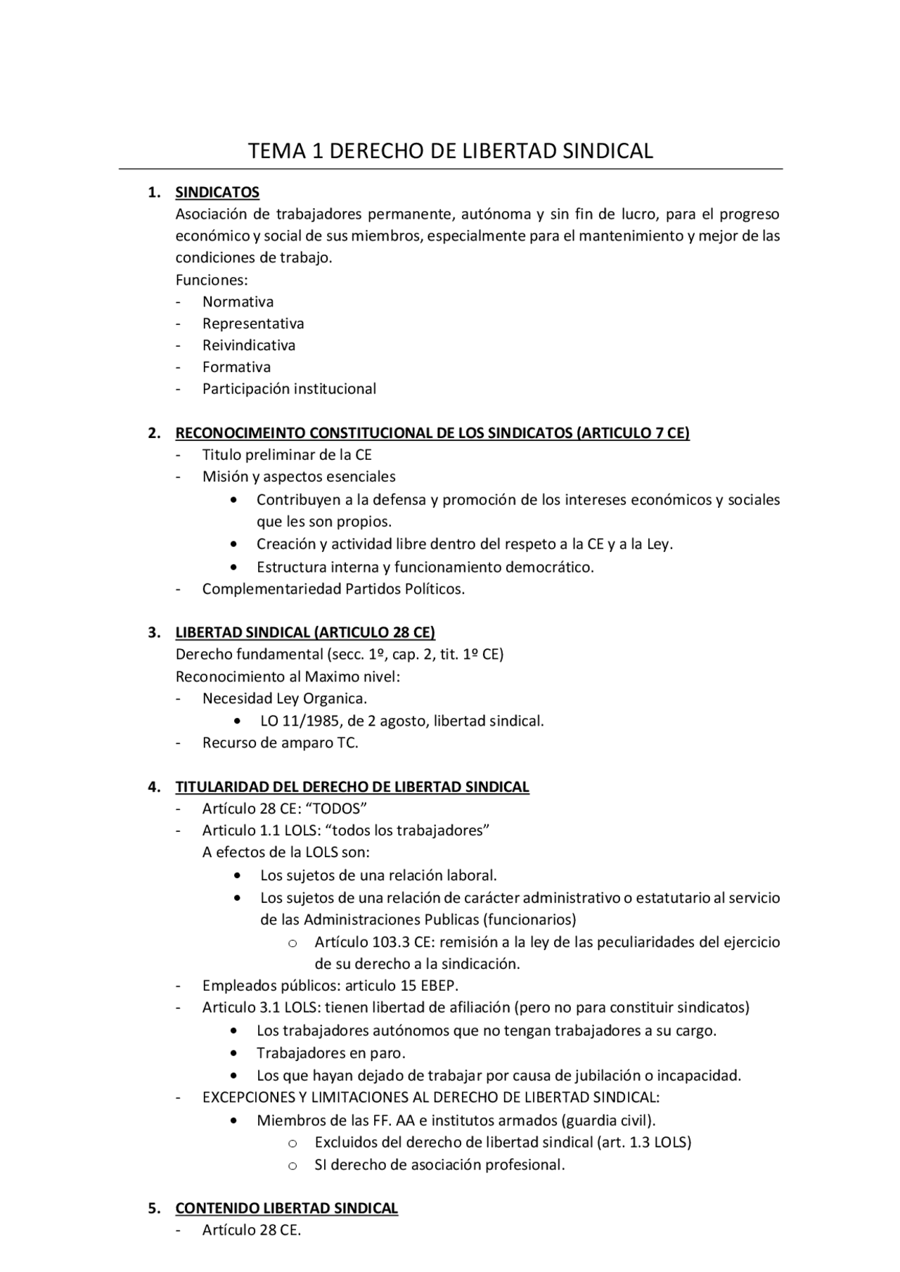 Apuntes Derecho Laboral Ii Docsity