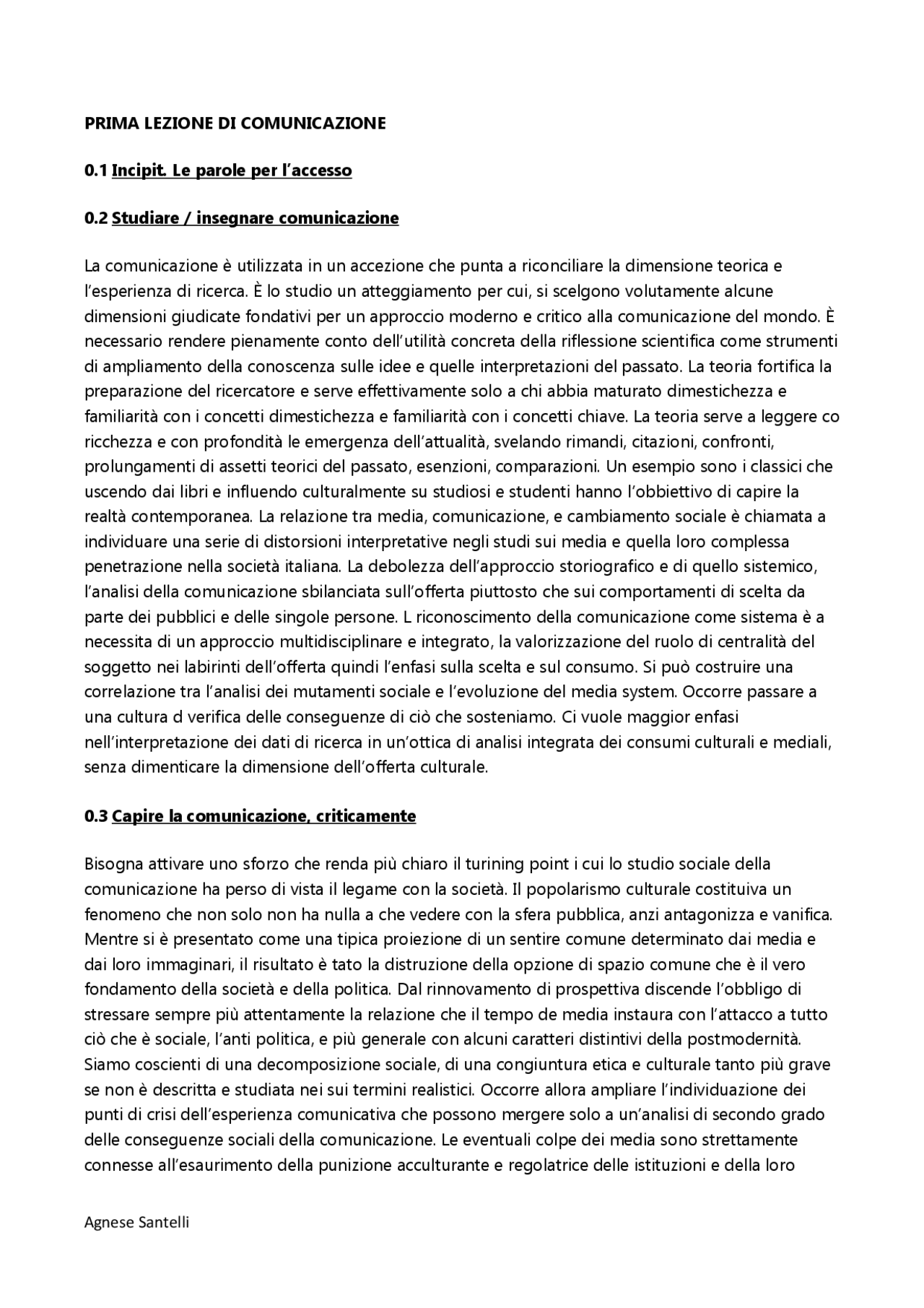 Comunicazione E Media Docsity