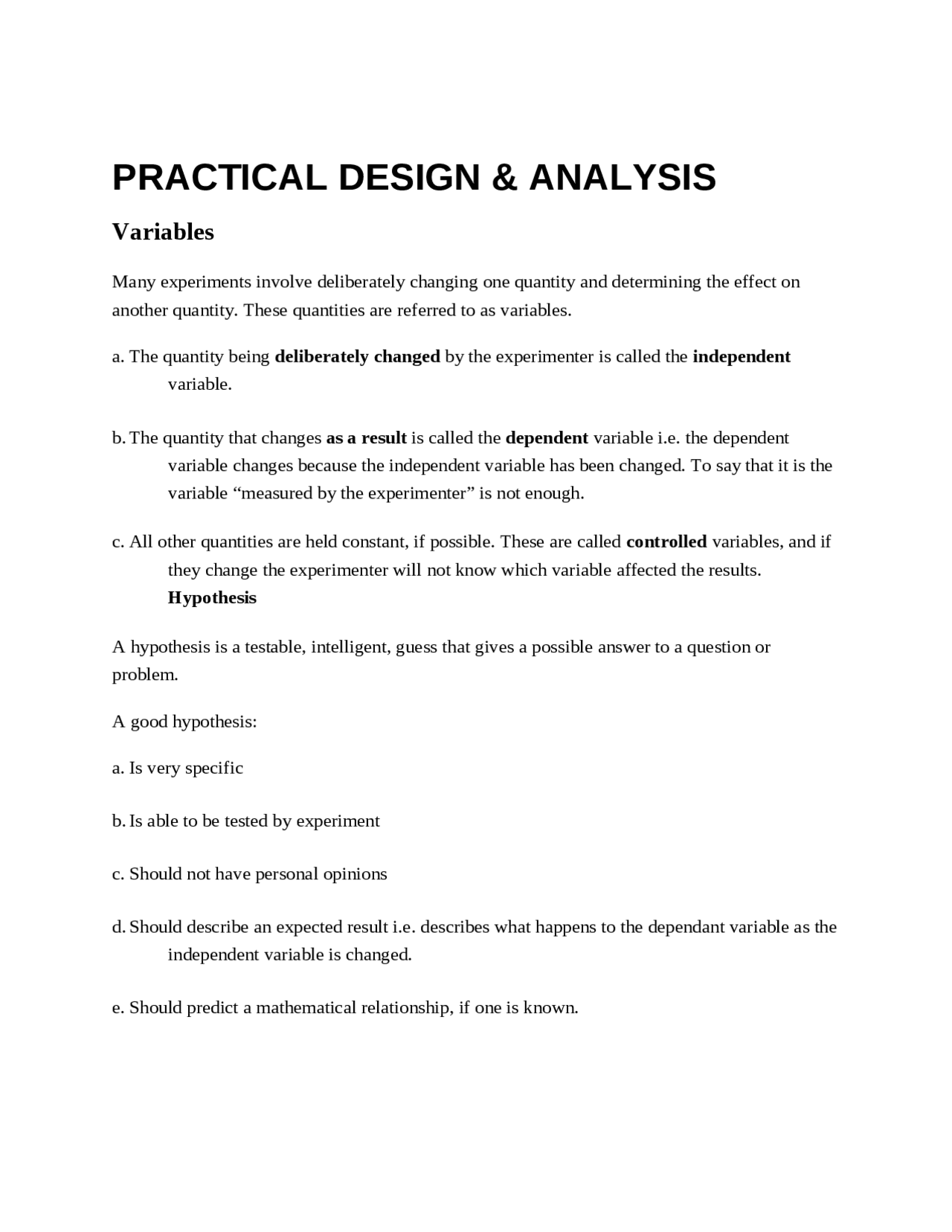 Practical Design Booklet - Docsity