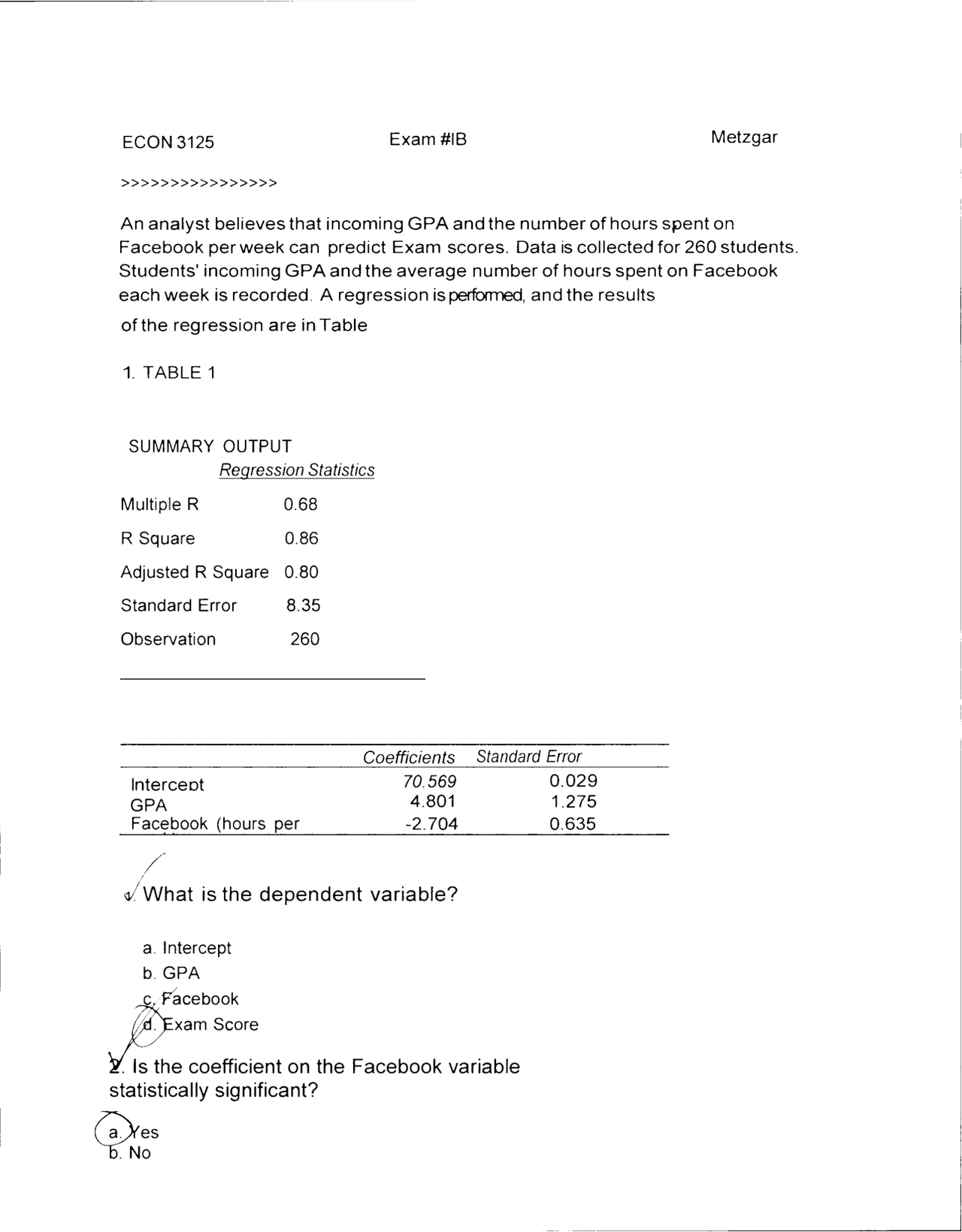 Managerial Economics Exam 1 With Solved Problems Econ 3125 Docsity
