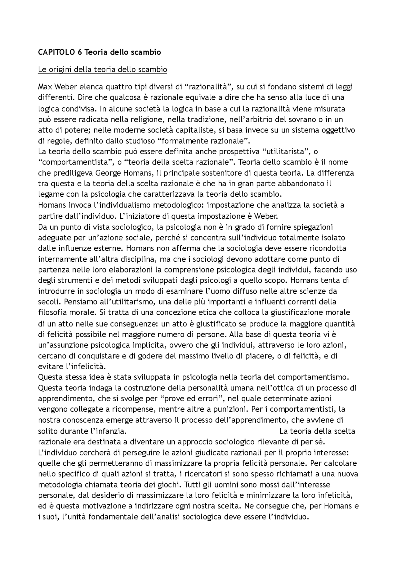 Capitolo6 Sociologia Fondamenti E Teorie Docsity