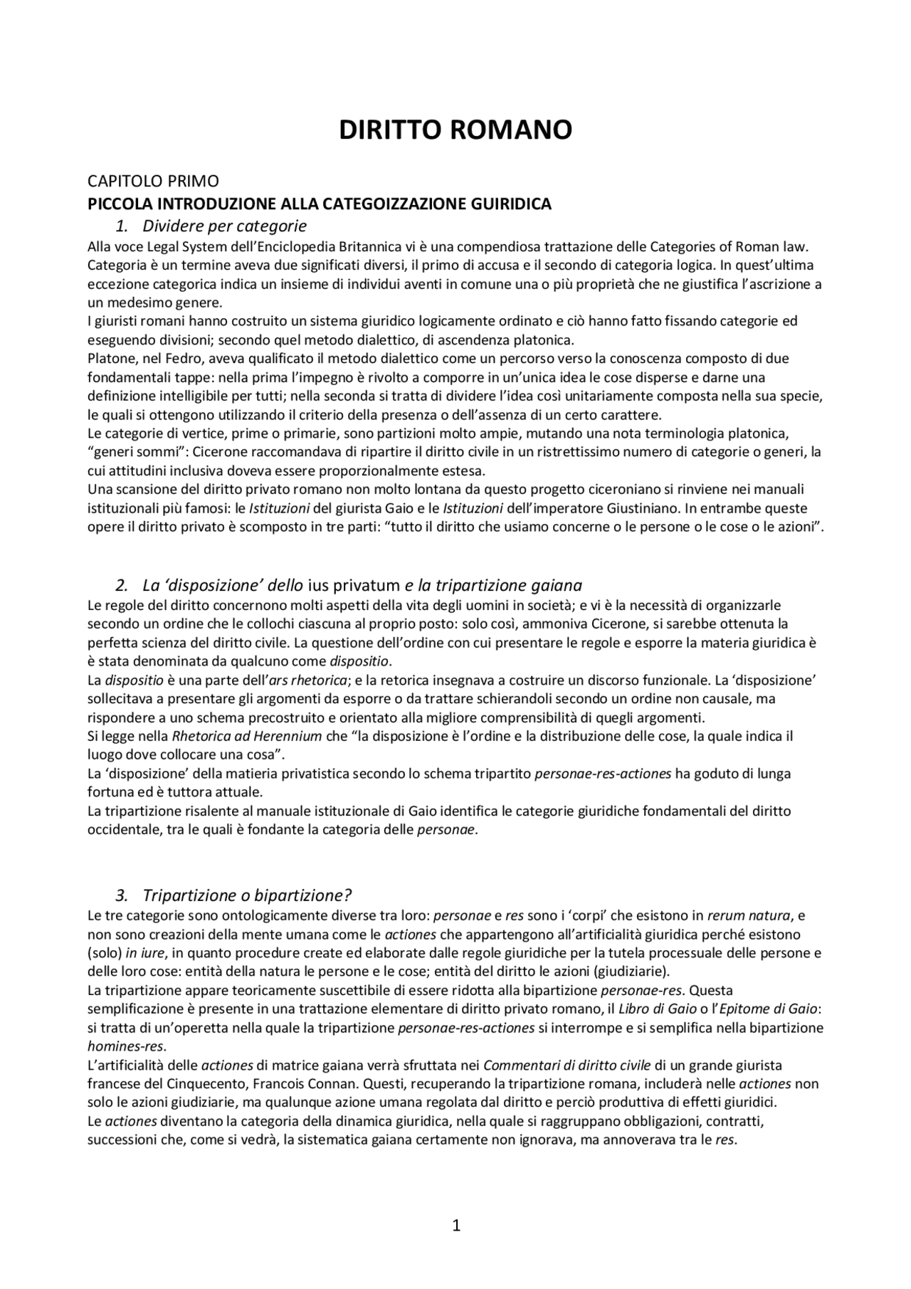 Diritto Romano Unipd Docsity