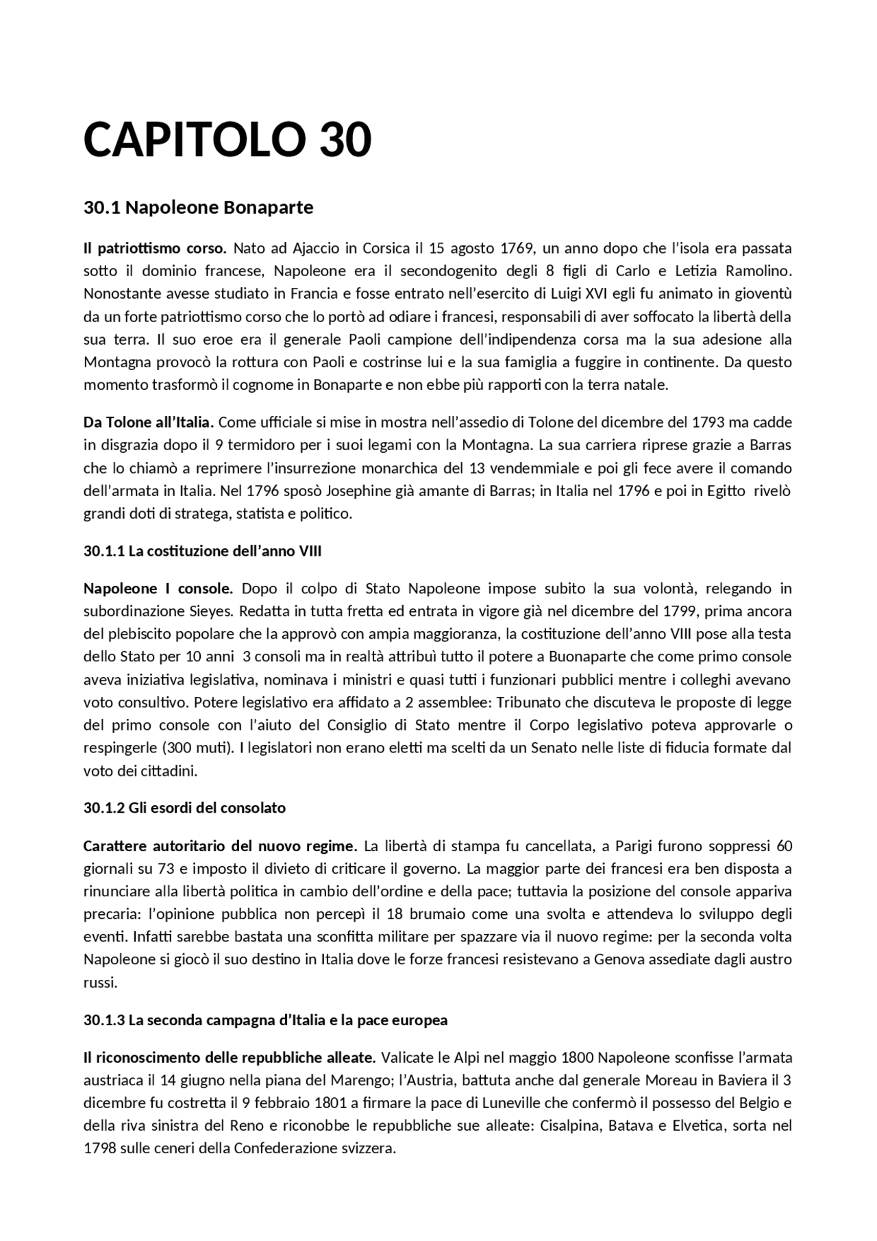 Capitolo 30 Moderna Criscuolo Docsity