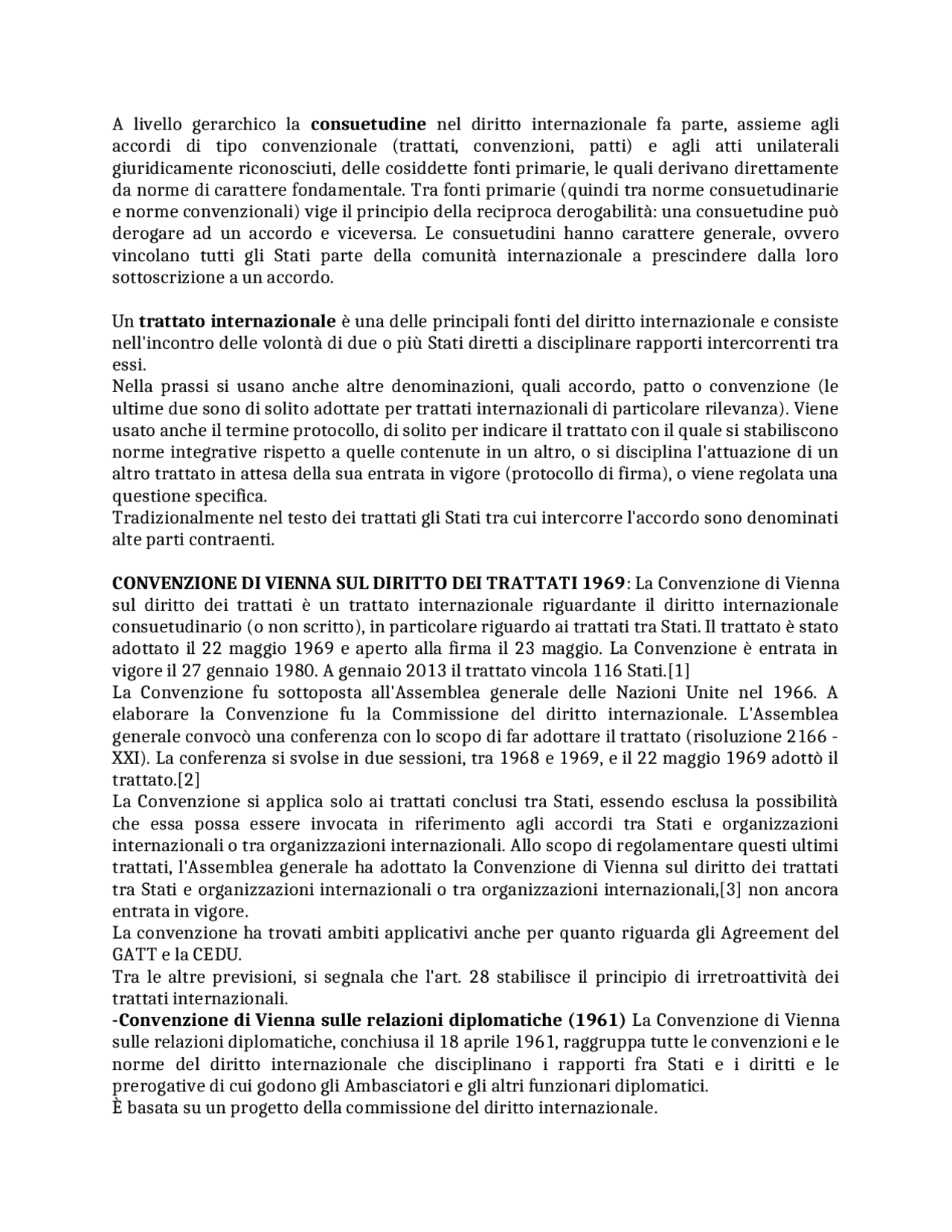 Diritto Internazionale Cassese Docsity
