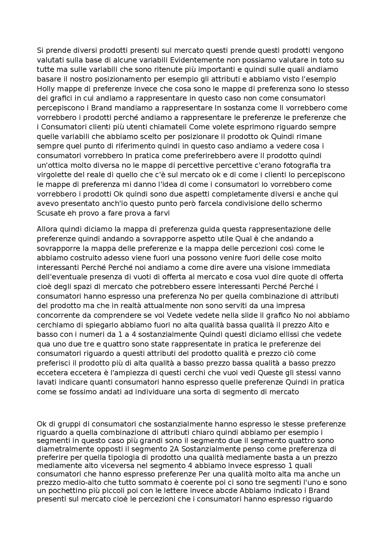 Marketing Lezione Completa Docsity