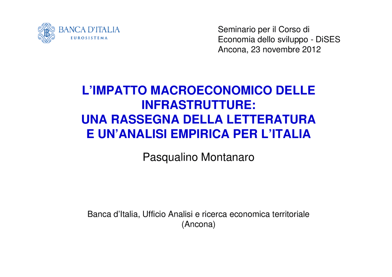 Economia Dello Sviluppo Docsity