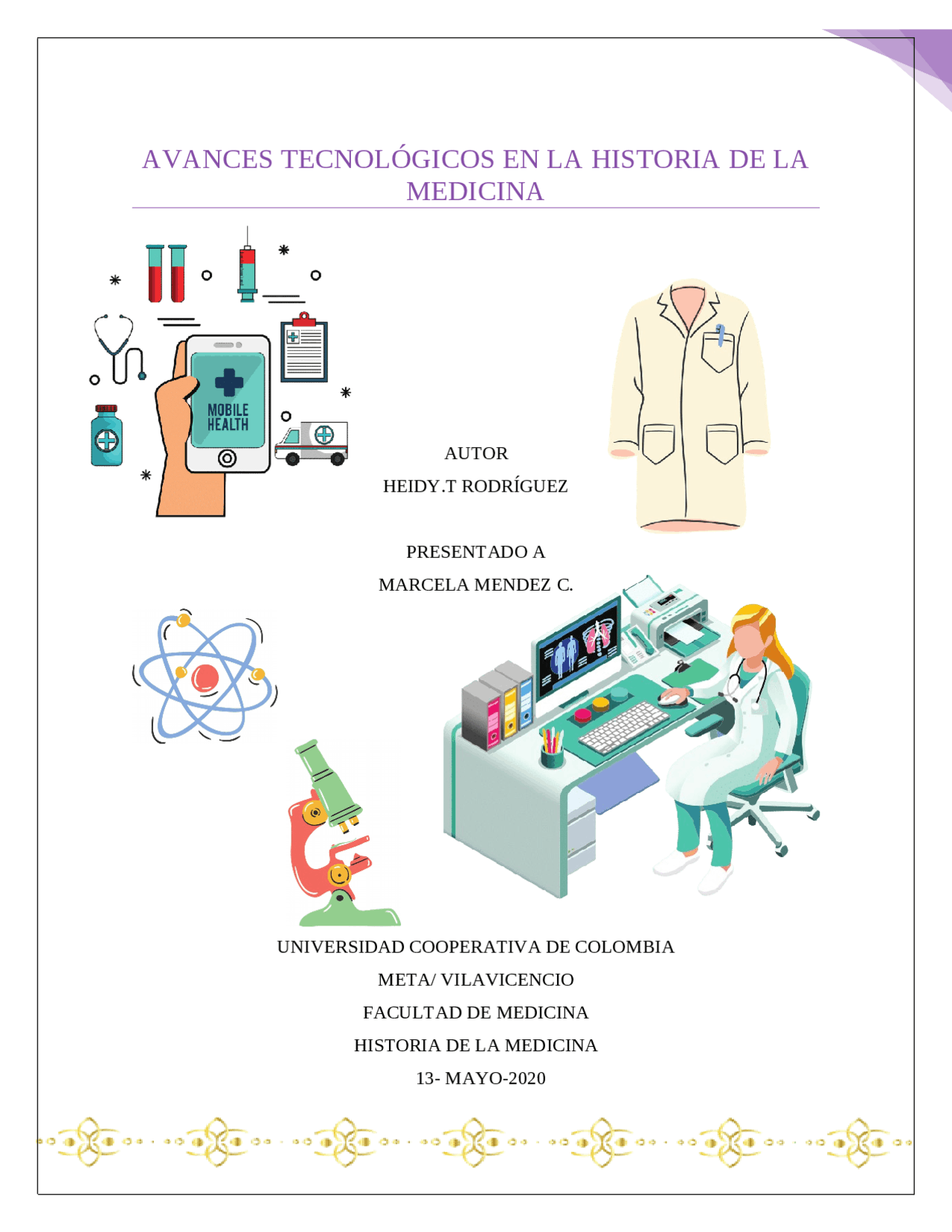 AVANCES TECNOLOGICOS EN LA HISTORIA DE LA MEDICINA - Docsity