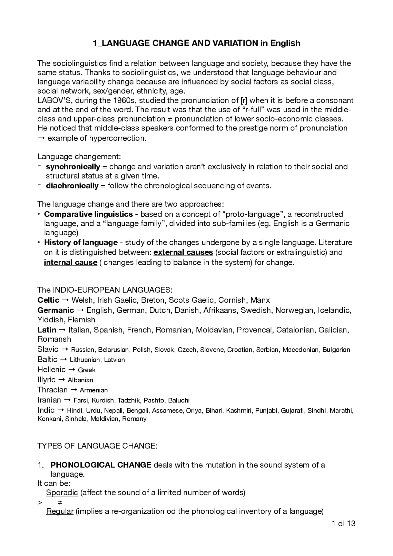 Riassunto A Handbook Of Present Day English Docsity
