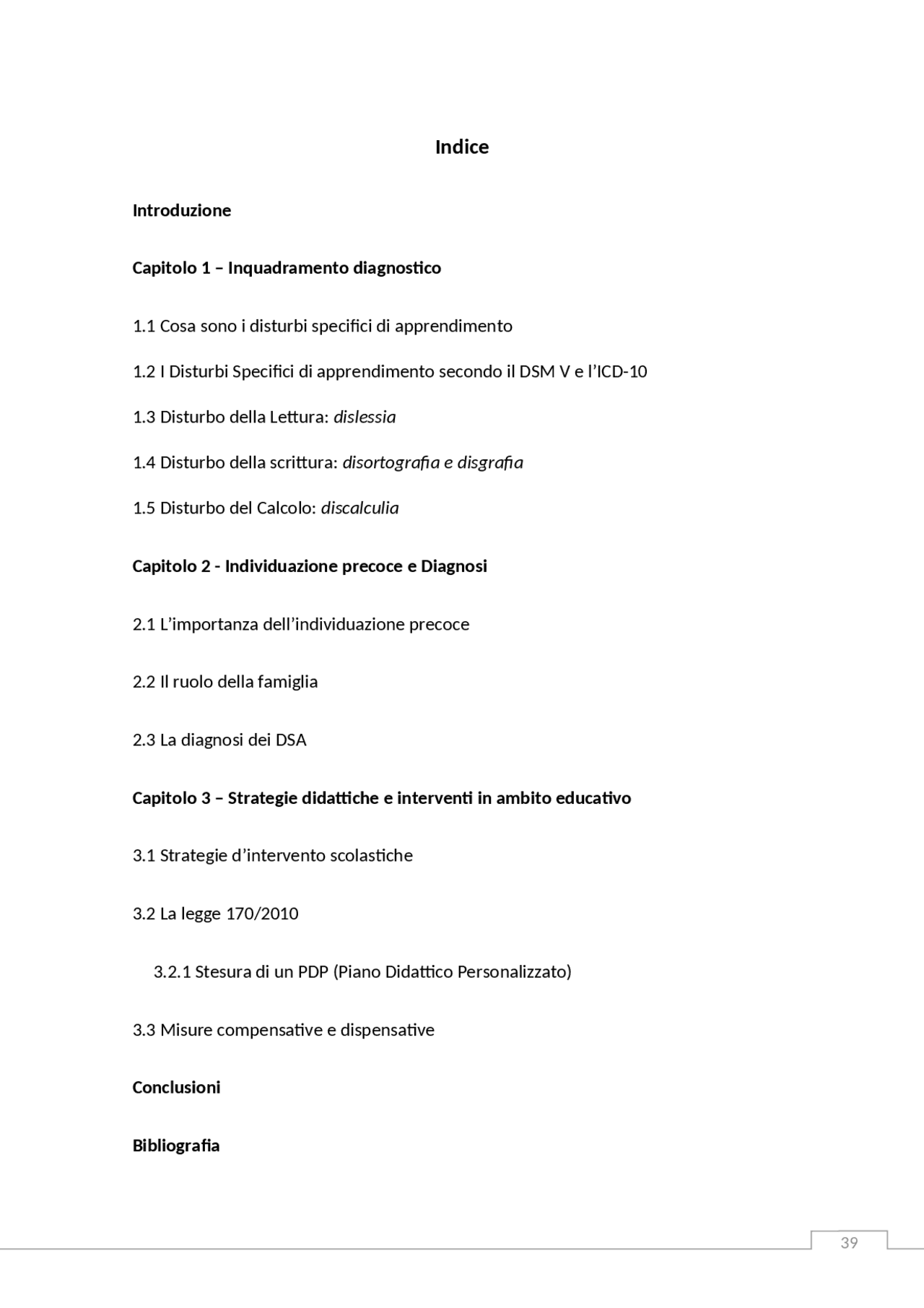Disturbi Specifici Di Apprendimento Docsity
