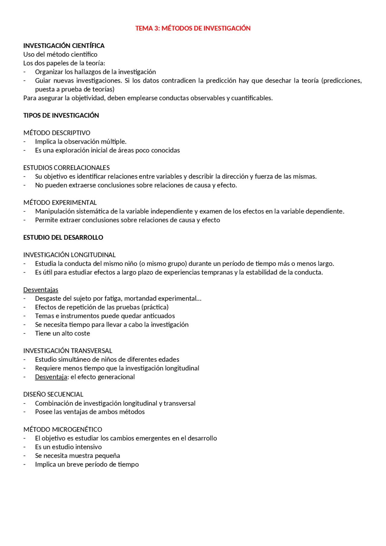 T3 Desarrollo Cognitivo Docsity