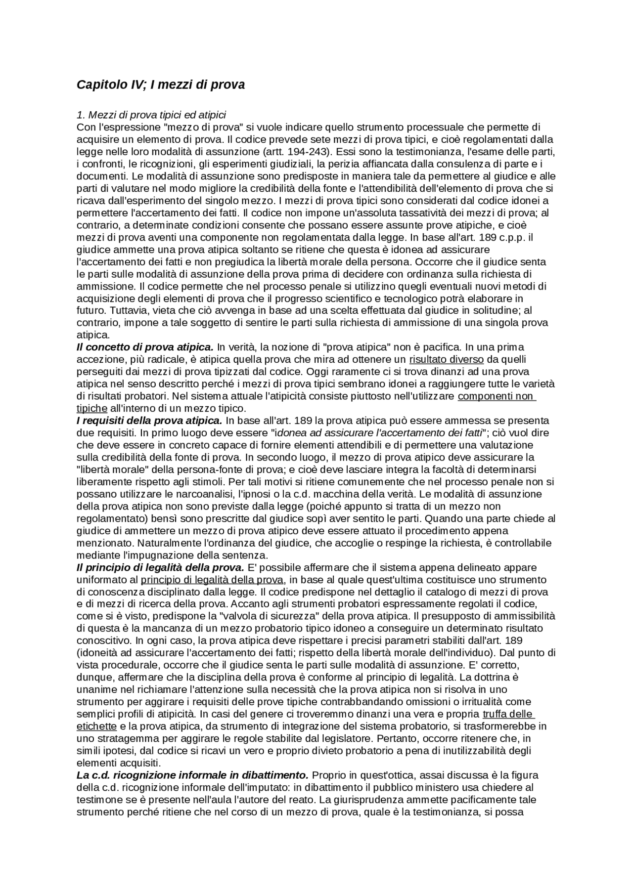 Manuale Di Procedura Penale Tonini Docsity