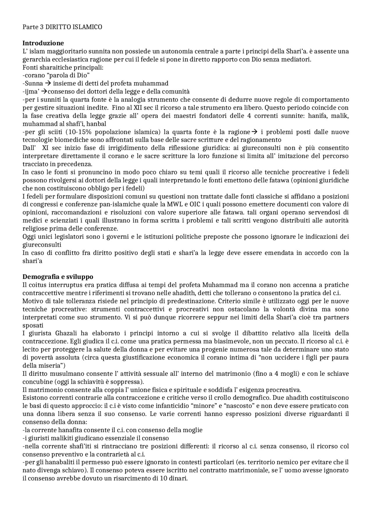 Appunti Di Diritto Canonico Docsity