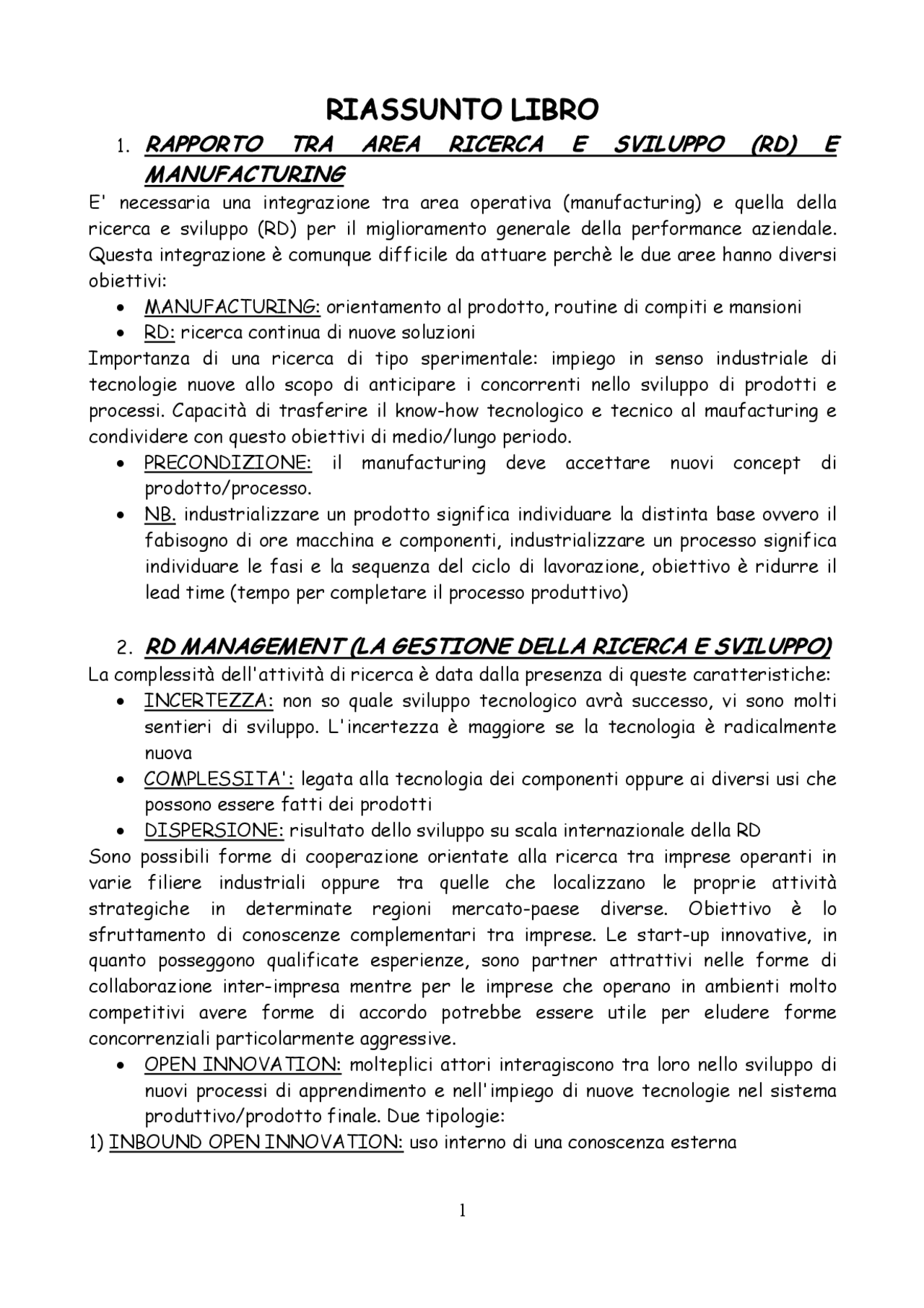Strategie Di Impresa Docsity