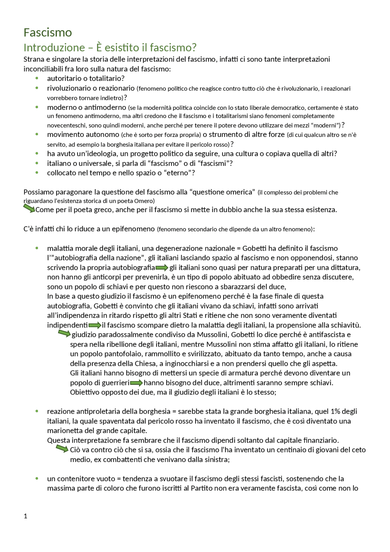 Fascismo Storia E Interpretazione E Gentile Docsity