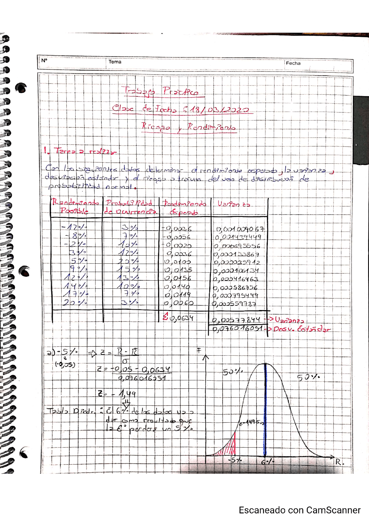 Finanzas Ejercicios Con Variables Docsity