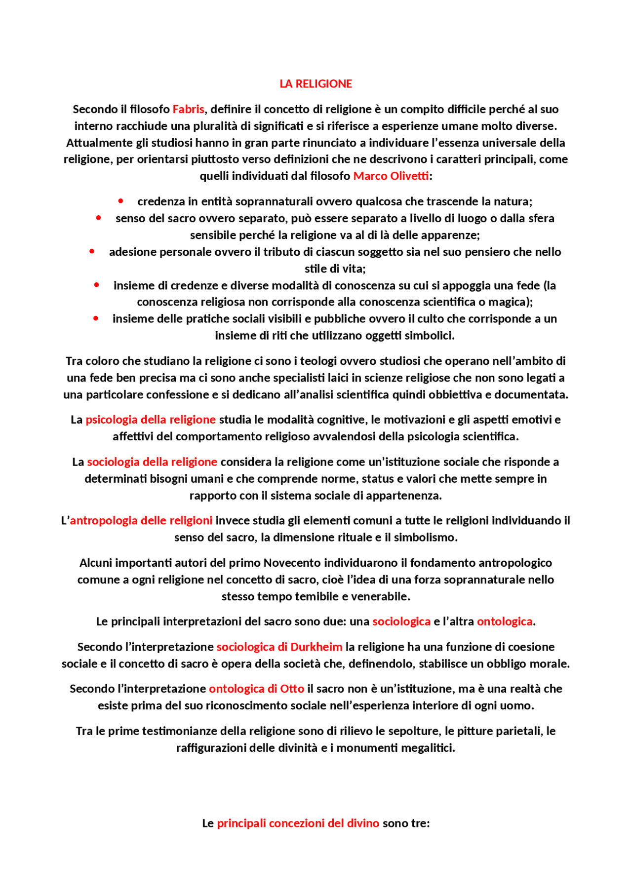 I Riti Di Passaggio E La Religione Scienze Umane Docsity