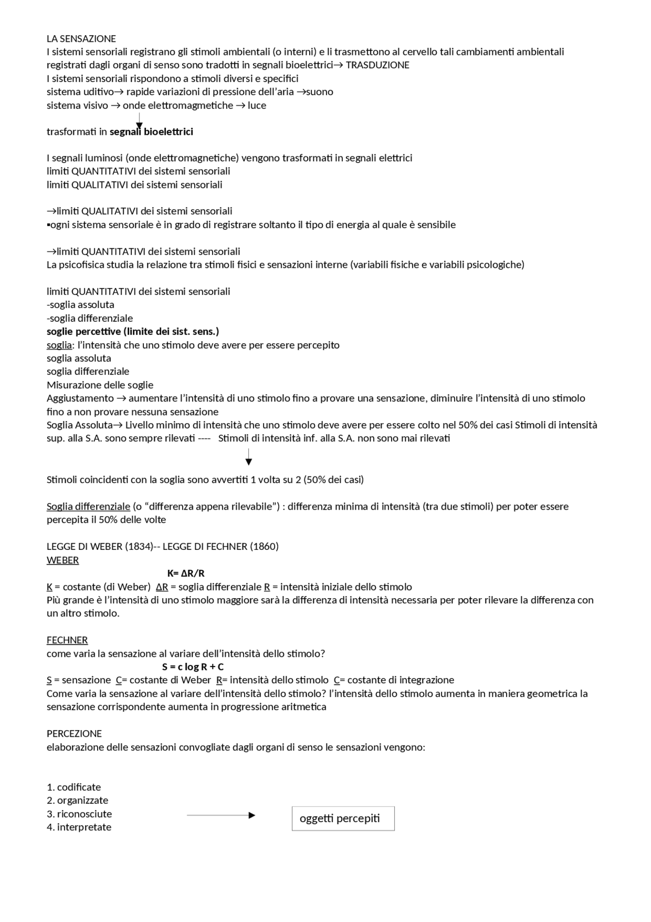 Cap 3 Psicologi Processi Cognitivi Teoria E Applicazioni Docsity